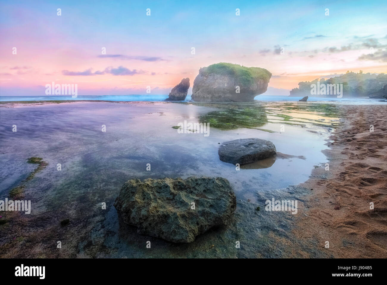 Kukup Beach, Yogyakarta, Java, Indonesia, Asia Stock Photo - Alamy