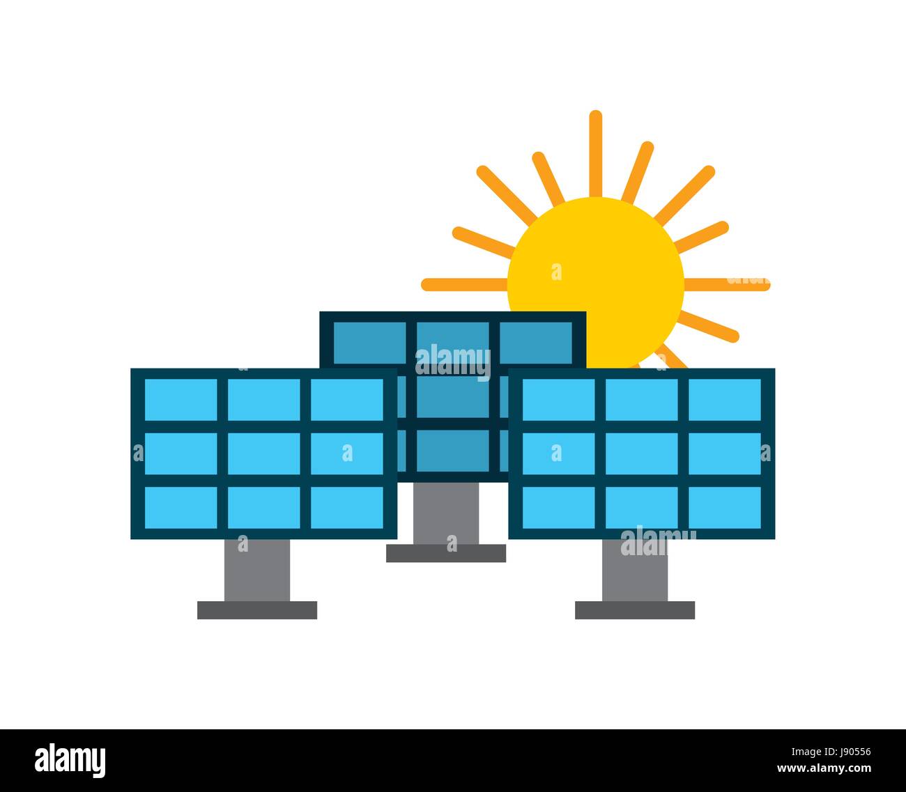 solar panel illustration Stock Vector Image & Art - Alamy