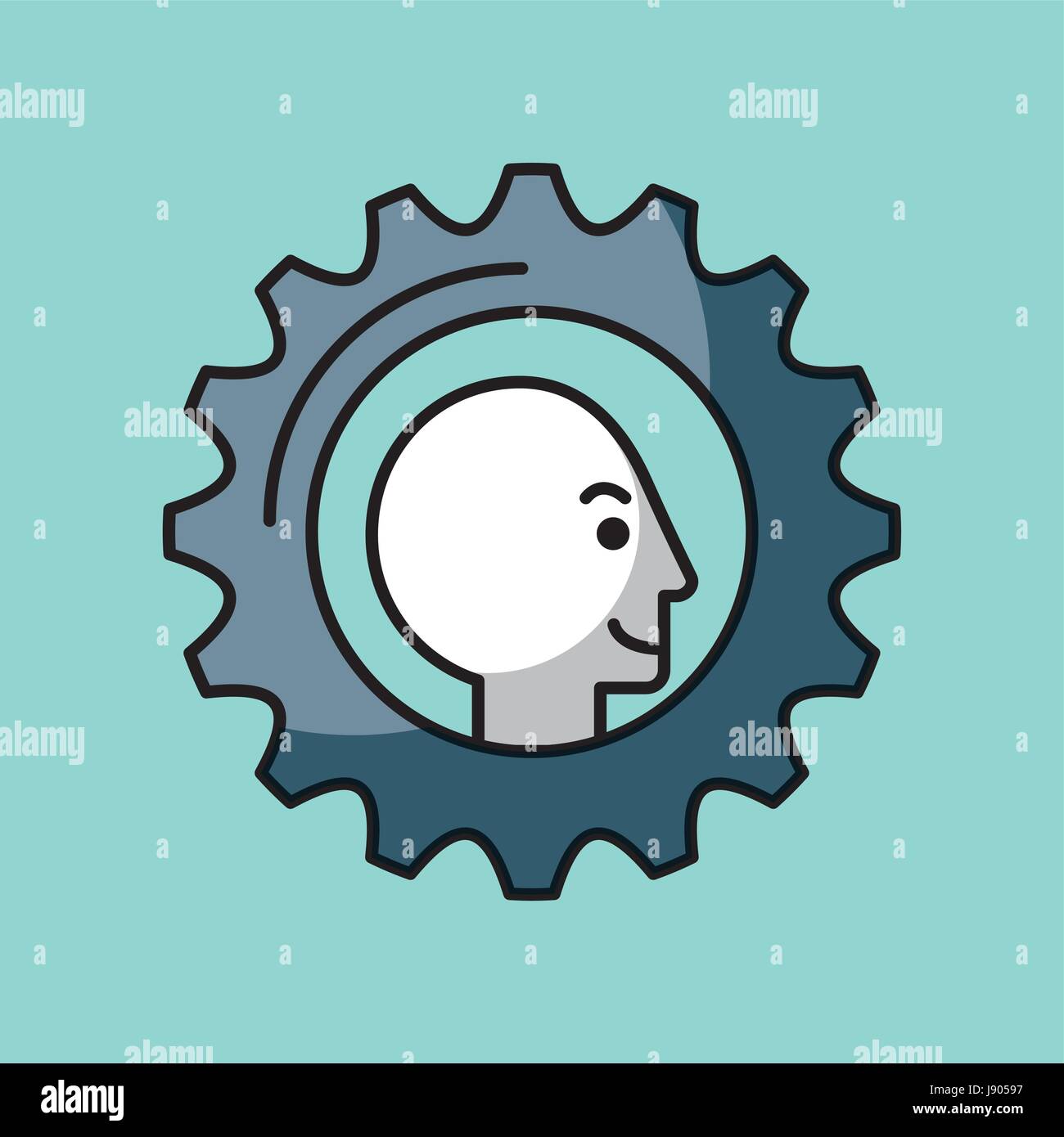 gear teamwork concept image Stock Vector Image & Art - Alamy