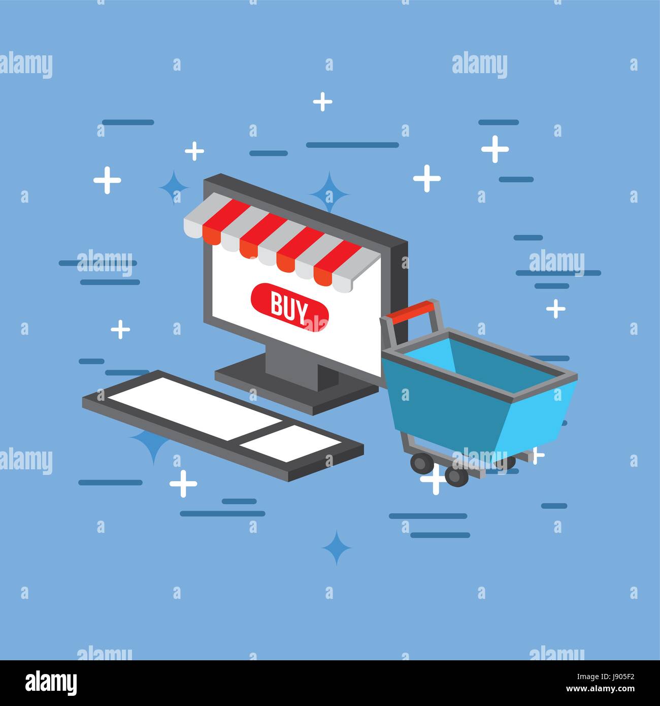 computer image flat Stock Vector Image & Art - Alamy