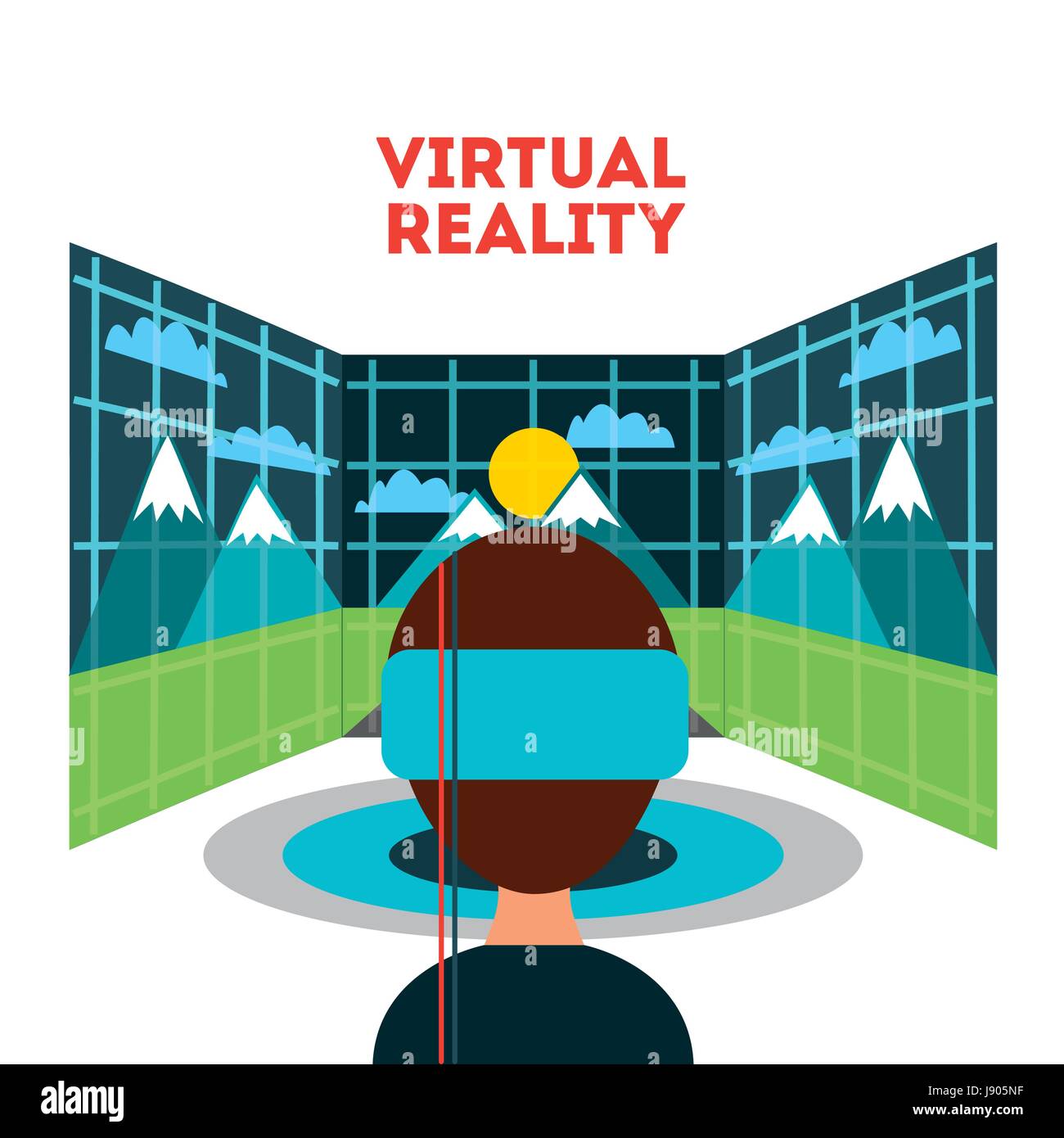 virtual reality flat Stock Vector Image & Art - Alamy virtual reality flat Stock Vector Image & Art - Alamy