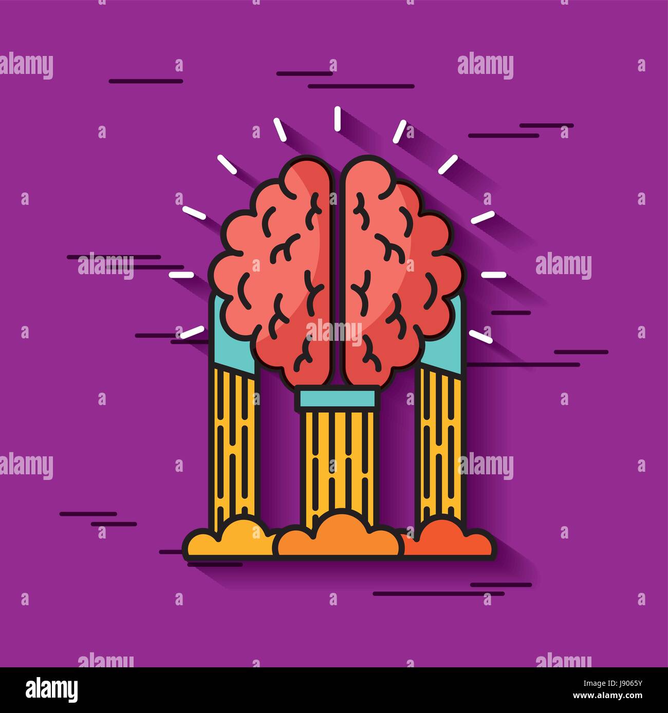 Burning lightbulb Stock Vector Images - Alamy