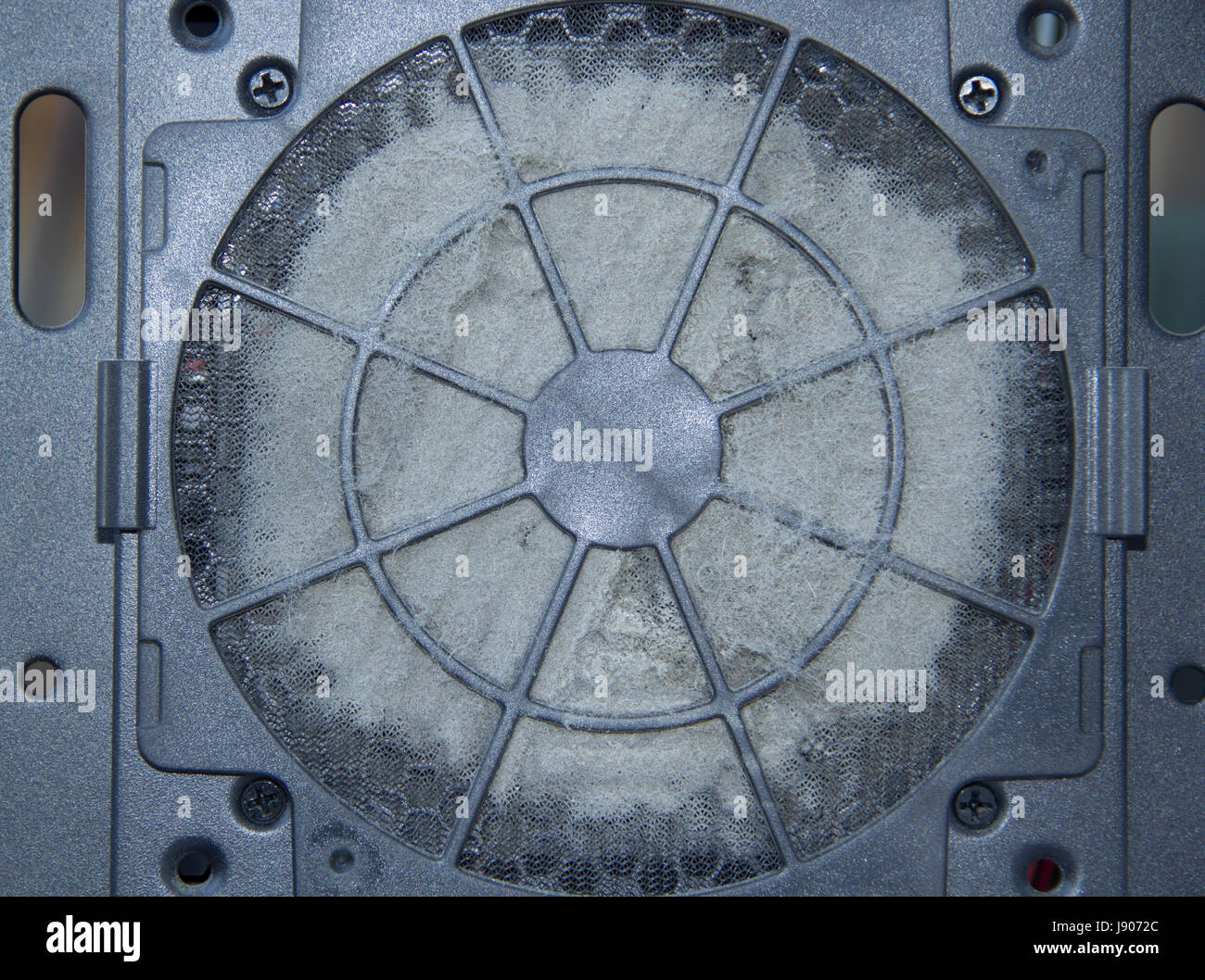 Dirty computer fan covered with a layer of dust Stock Photo - Alamy