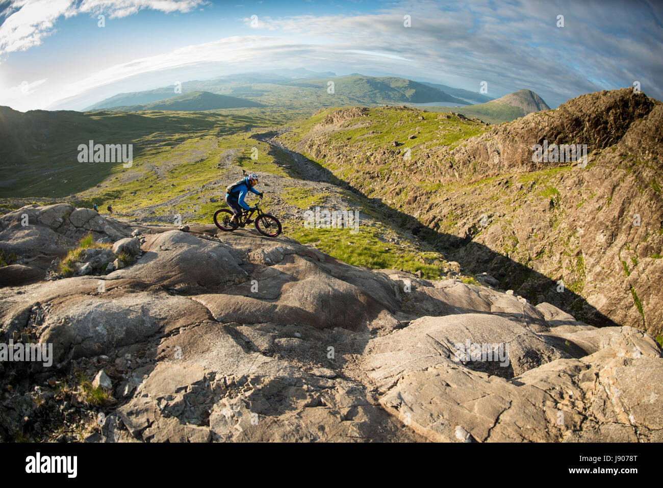 Danny MacAskill on set for The Ridge video Stock Photo - Alamy