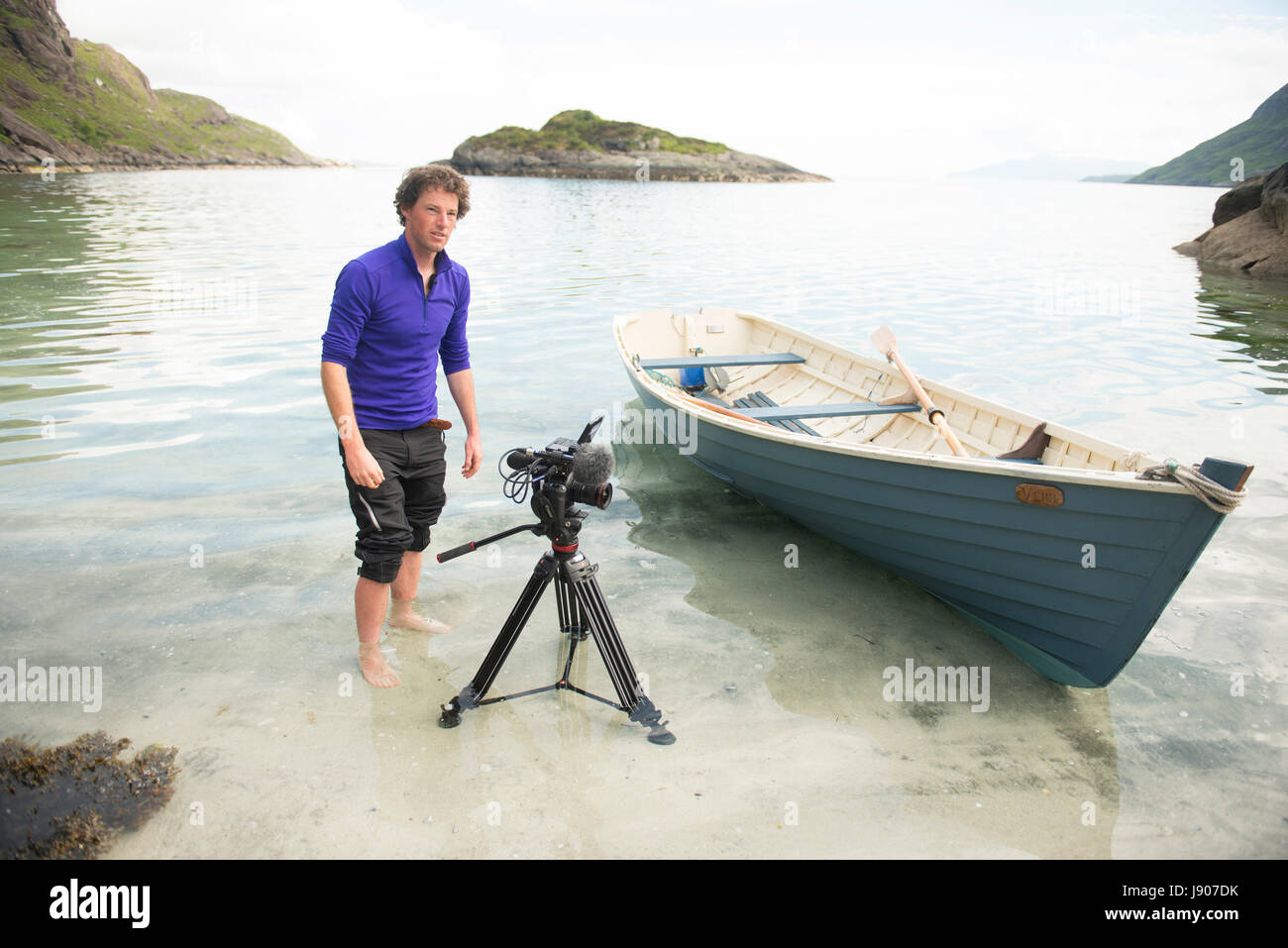 Danny MacAskill on set for The Ridge video Stock Photo - Alamy