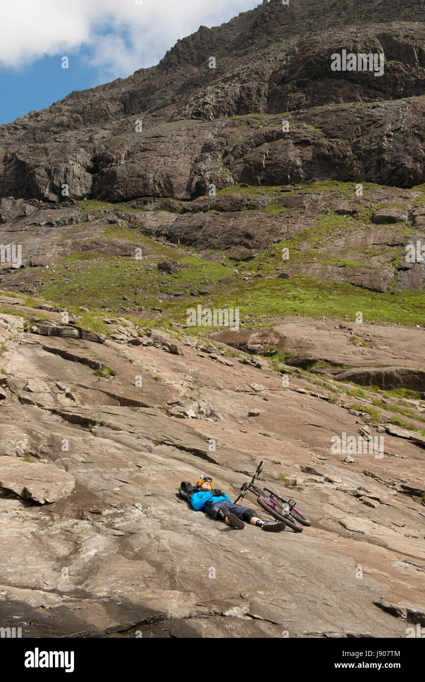 Danny MacAskill on set for The Ridge video Stock Photo - Alamy