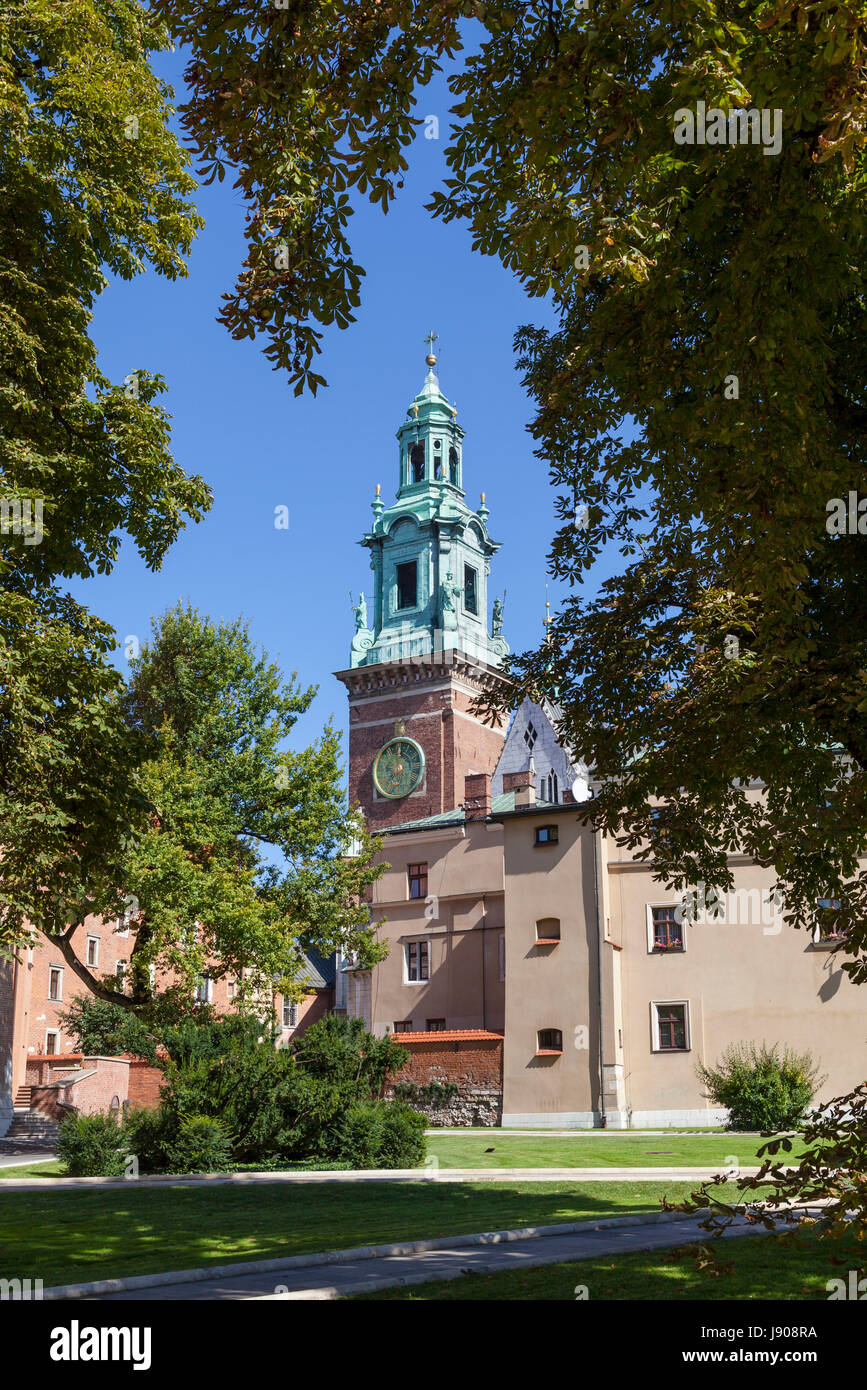 Wawel Cathedral grounds Stock Photo - Alamy