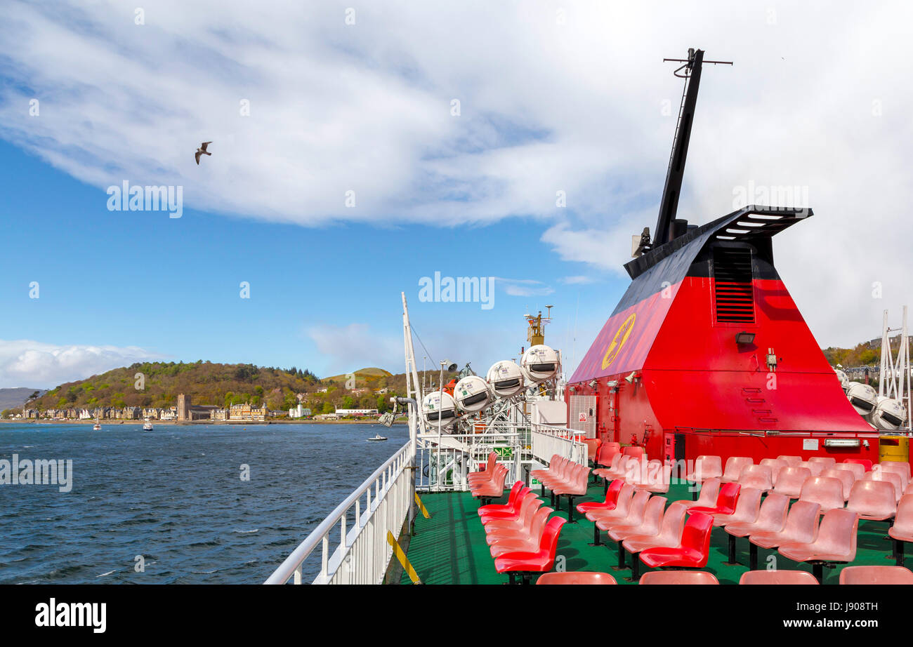 Chairs ferry boat deck hi-res stock photography and images - Alamy