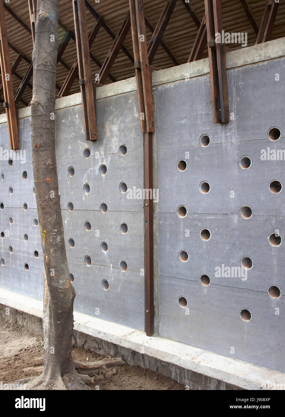Perforated wall hi-res stock photography and images - Alamy