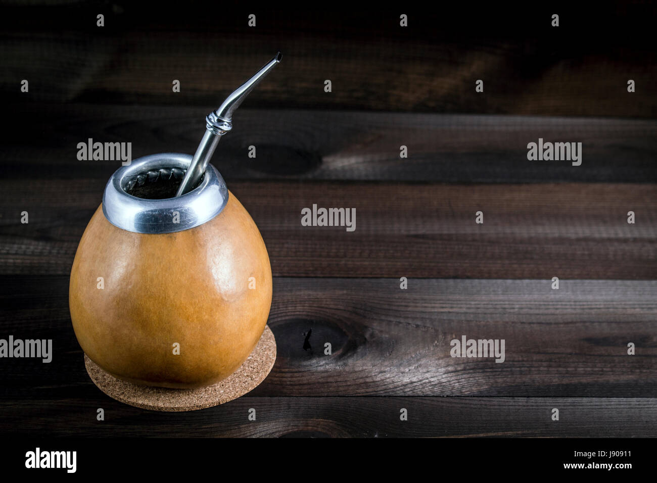 yerba mate in calabash Stock Photo - Alamy
