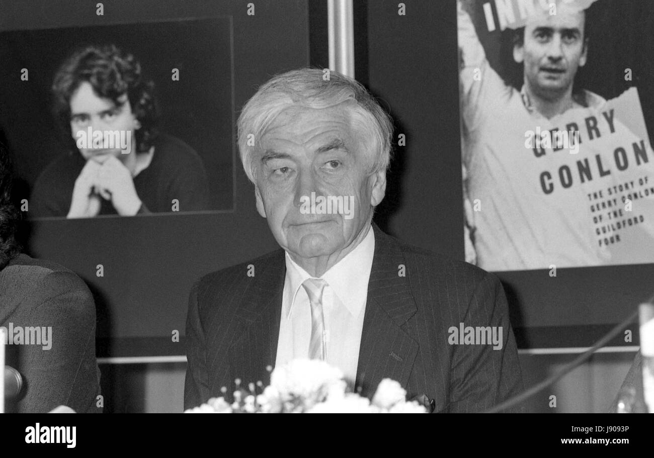 Robert Kee, British television reporter, attends a book launch in ...