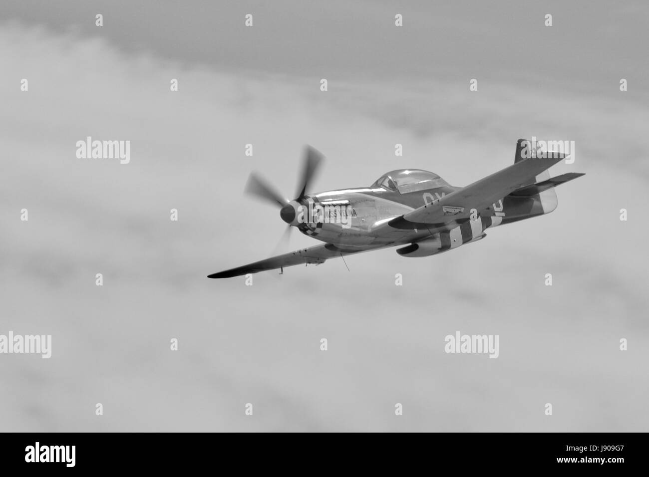 Two north american aircraft Black and White Stock Photos & Images - Alamy