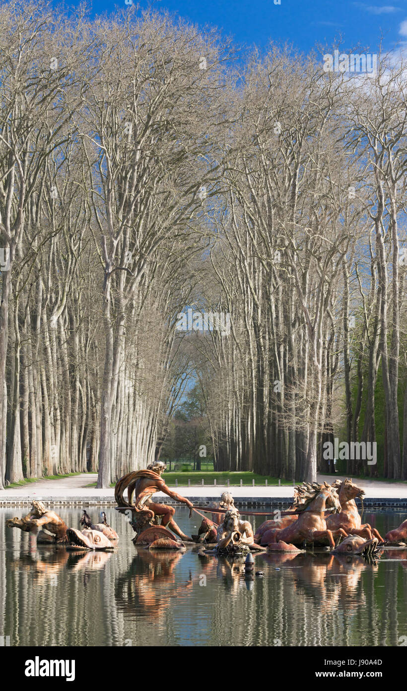 The Fountain of Apollo, Versailles castle , France Stock Photo - Alamy
