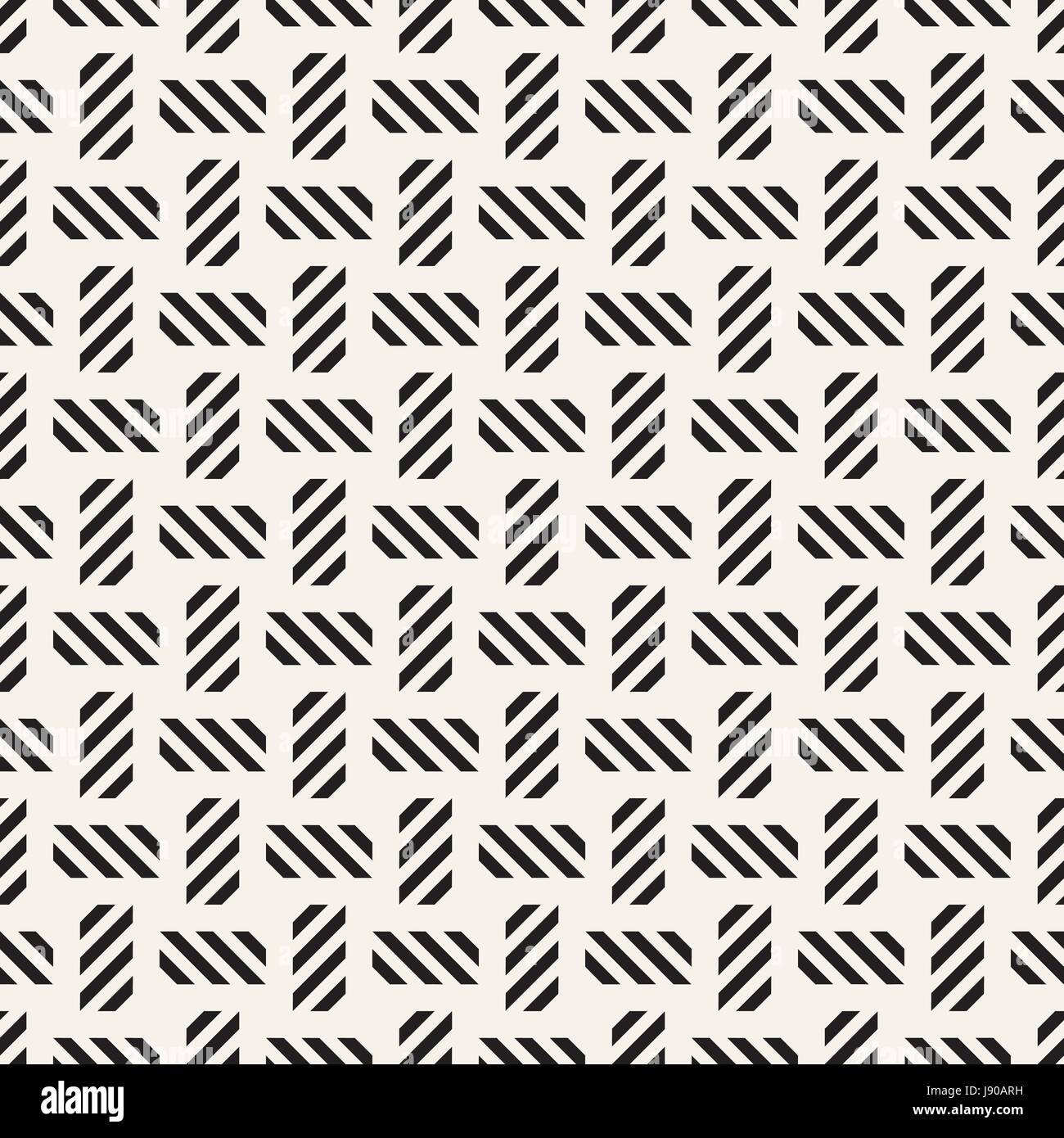 Crosshatch vector seamless geometric pattern. Crossed graphic ...