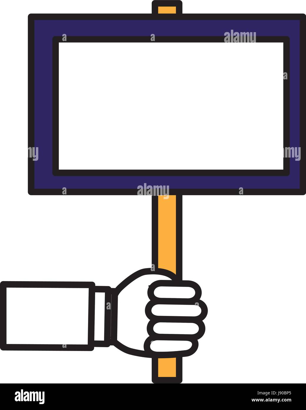 Stop sign concept protest signboard hi-res stock photography and images ...