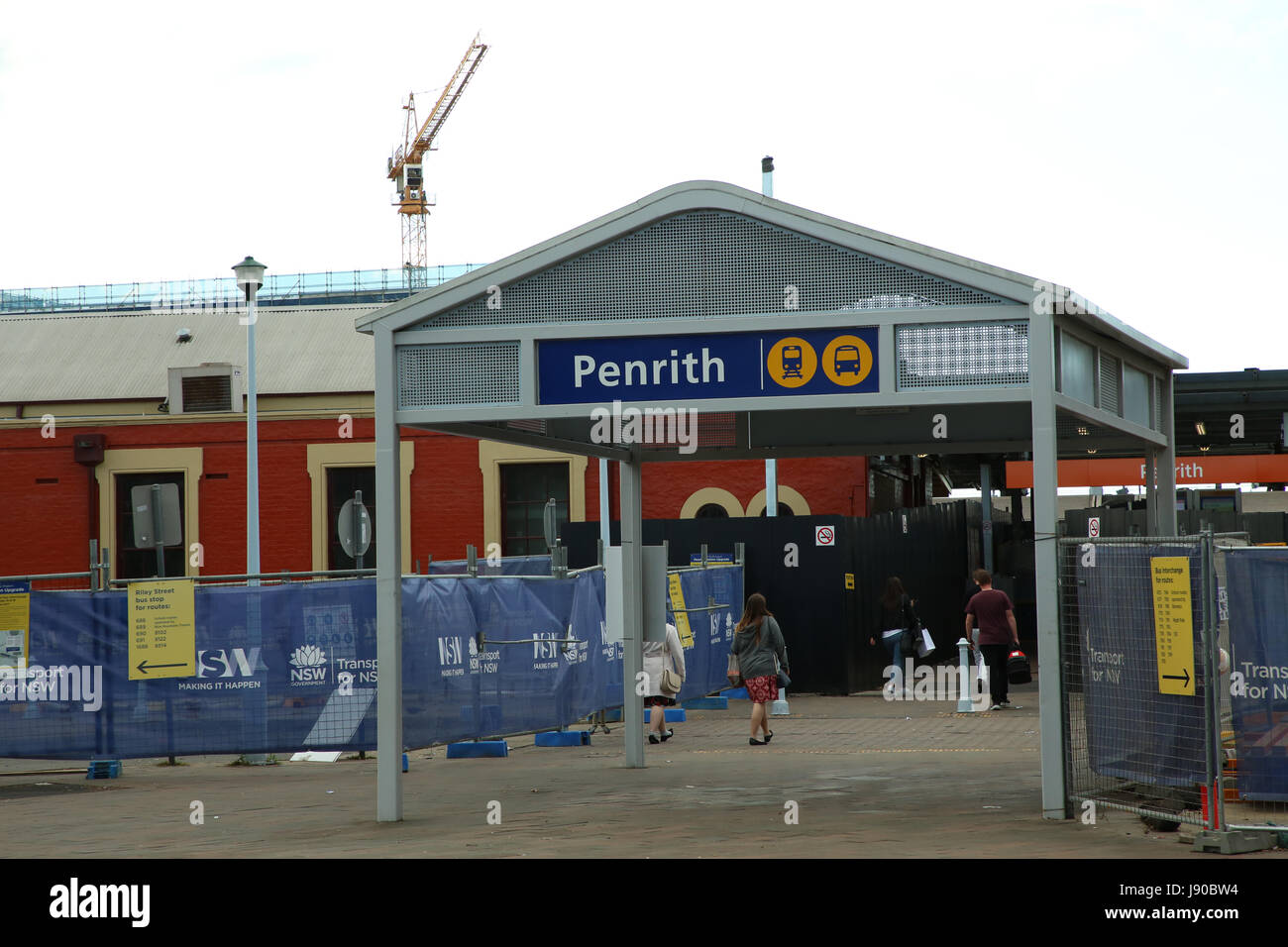 Penrith Train Station Stock Photo - Alamy