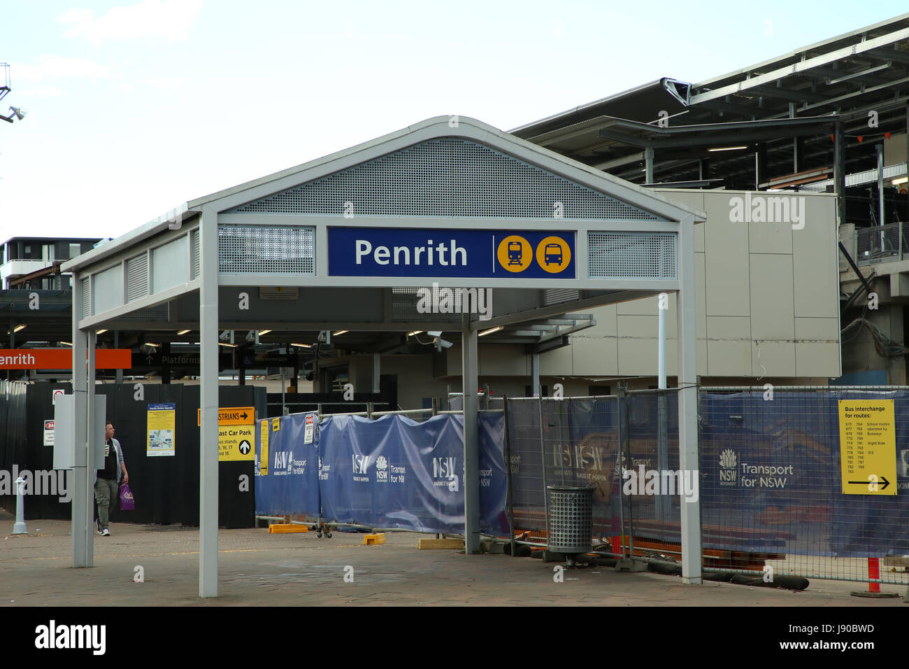 Penrith Train Station Stock Photo - Alamy