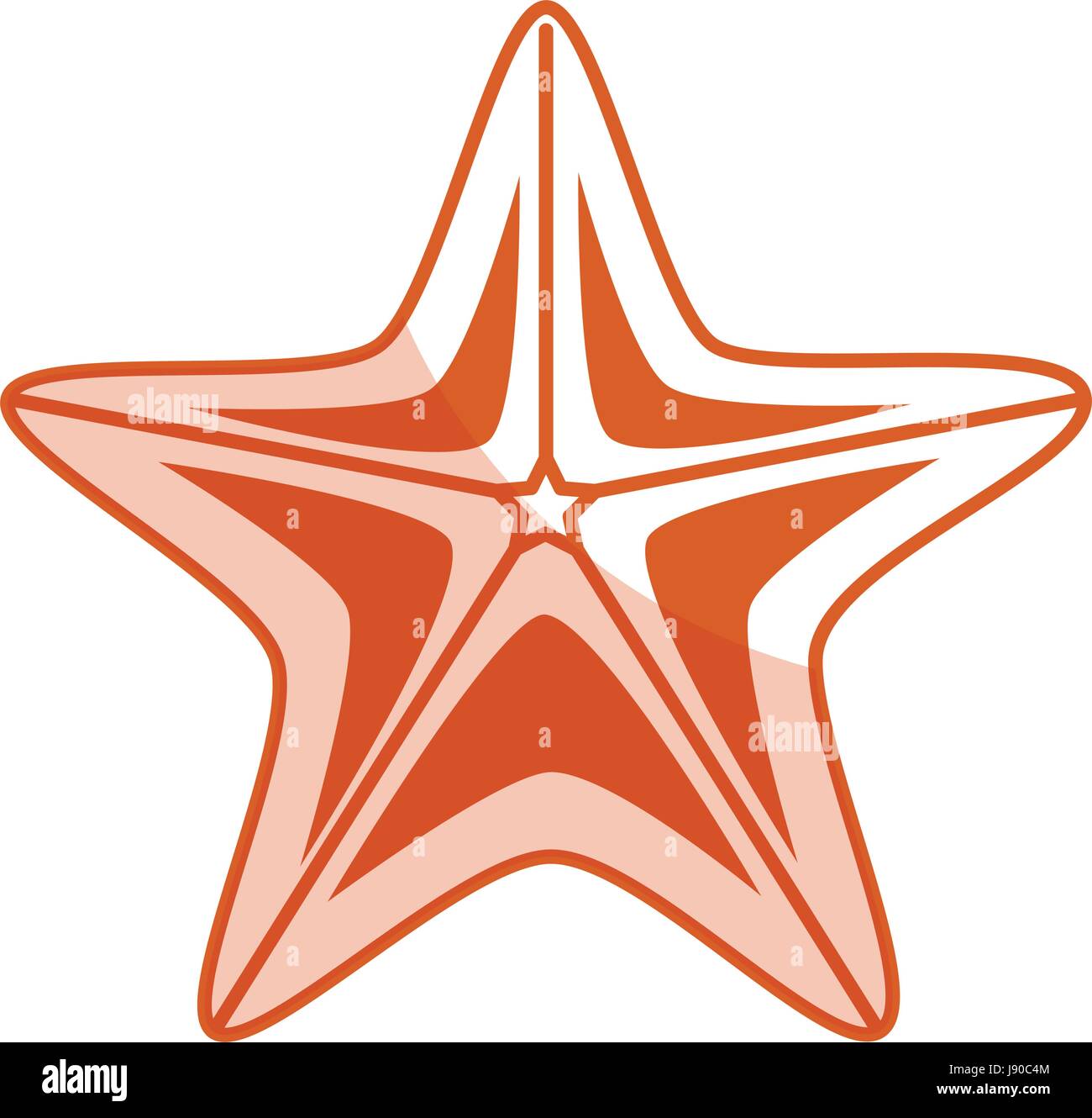 starfish summer isolated icon Stock Vector Image & Art - Alamy