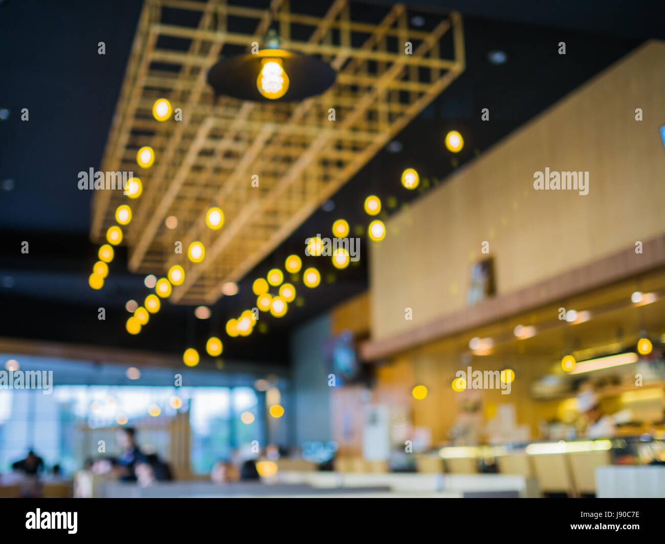 Blurred restaurant view, luxury food and dinner cafe Stock Photo - Alamy