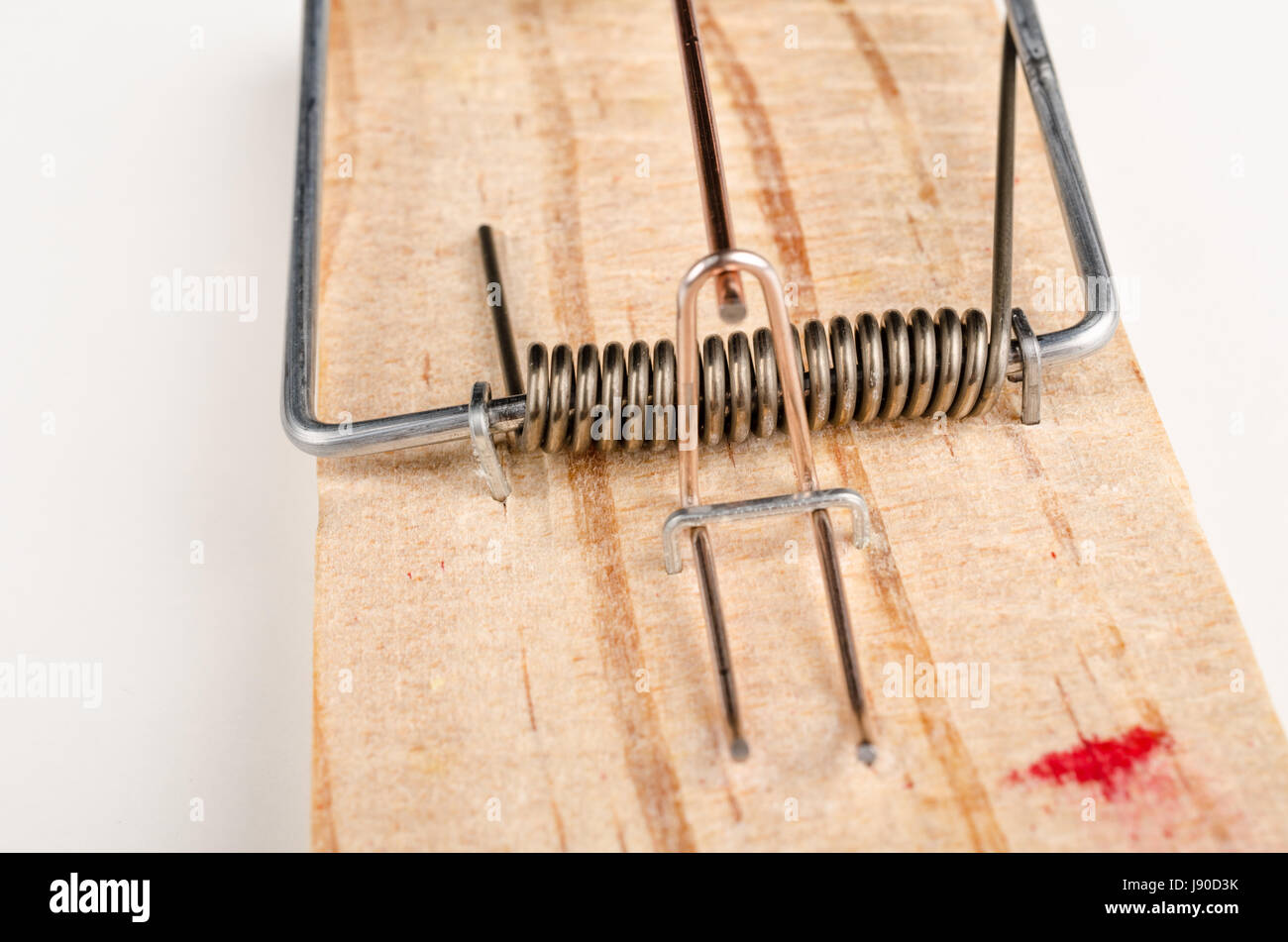 Detail take of a domestic wooden mouse trap Stock Photo - Alamy