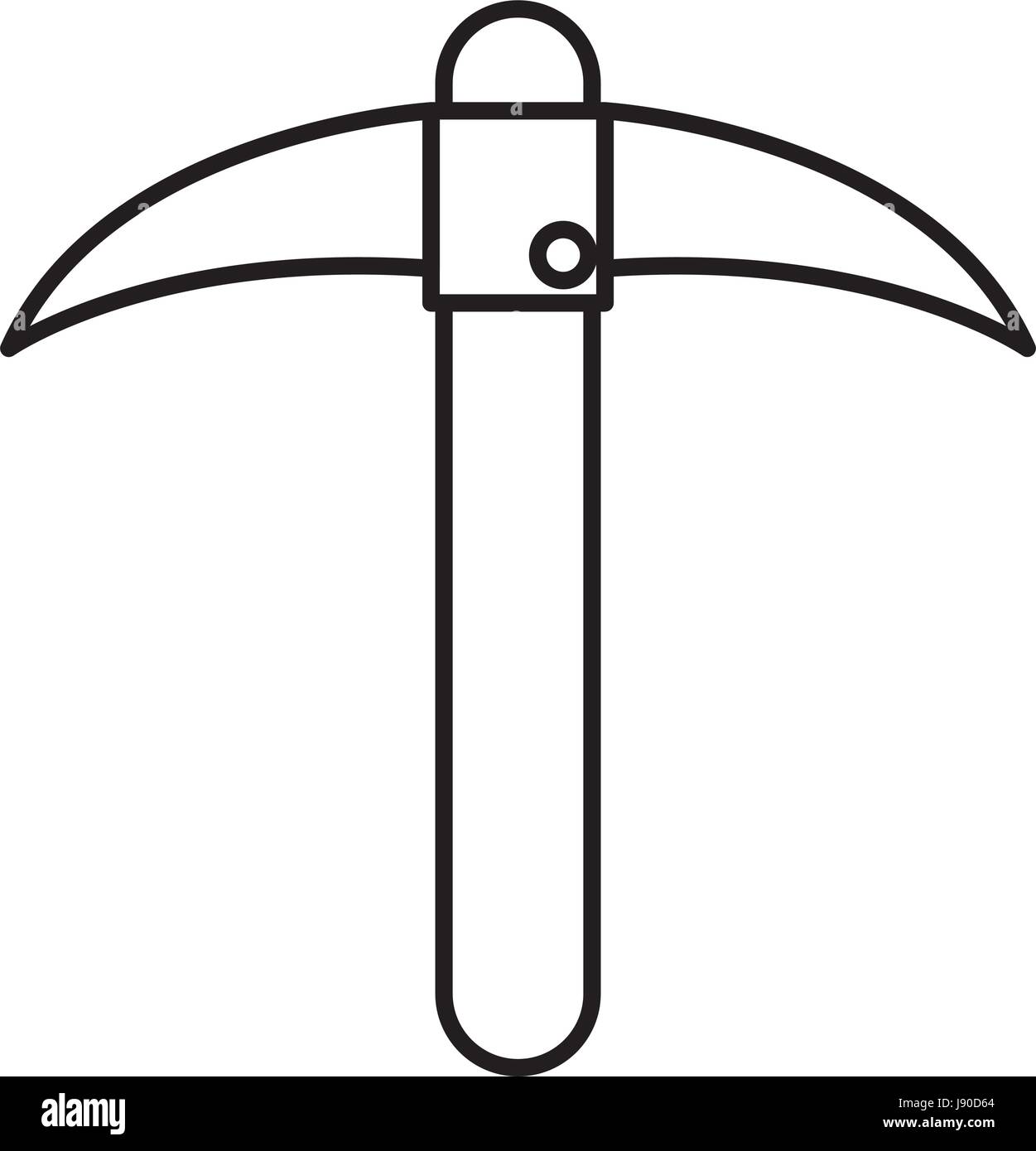 Pick axe soil Stock Vector Images - Alamy