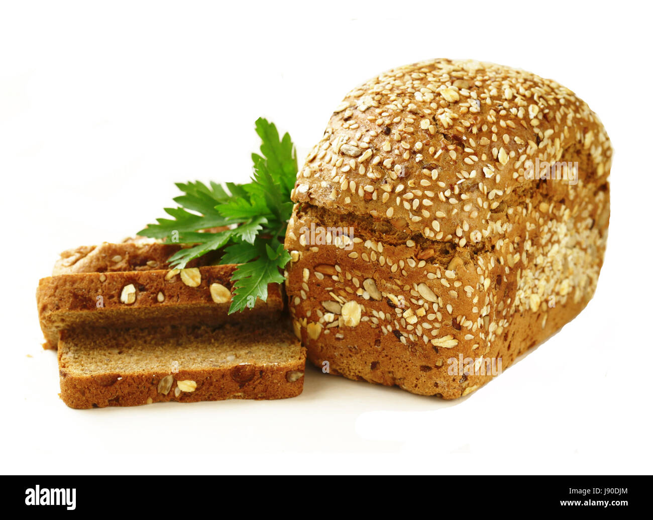 Rye wholemeal bread - healthy food Stock Photo - Alamy