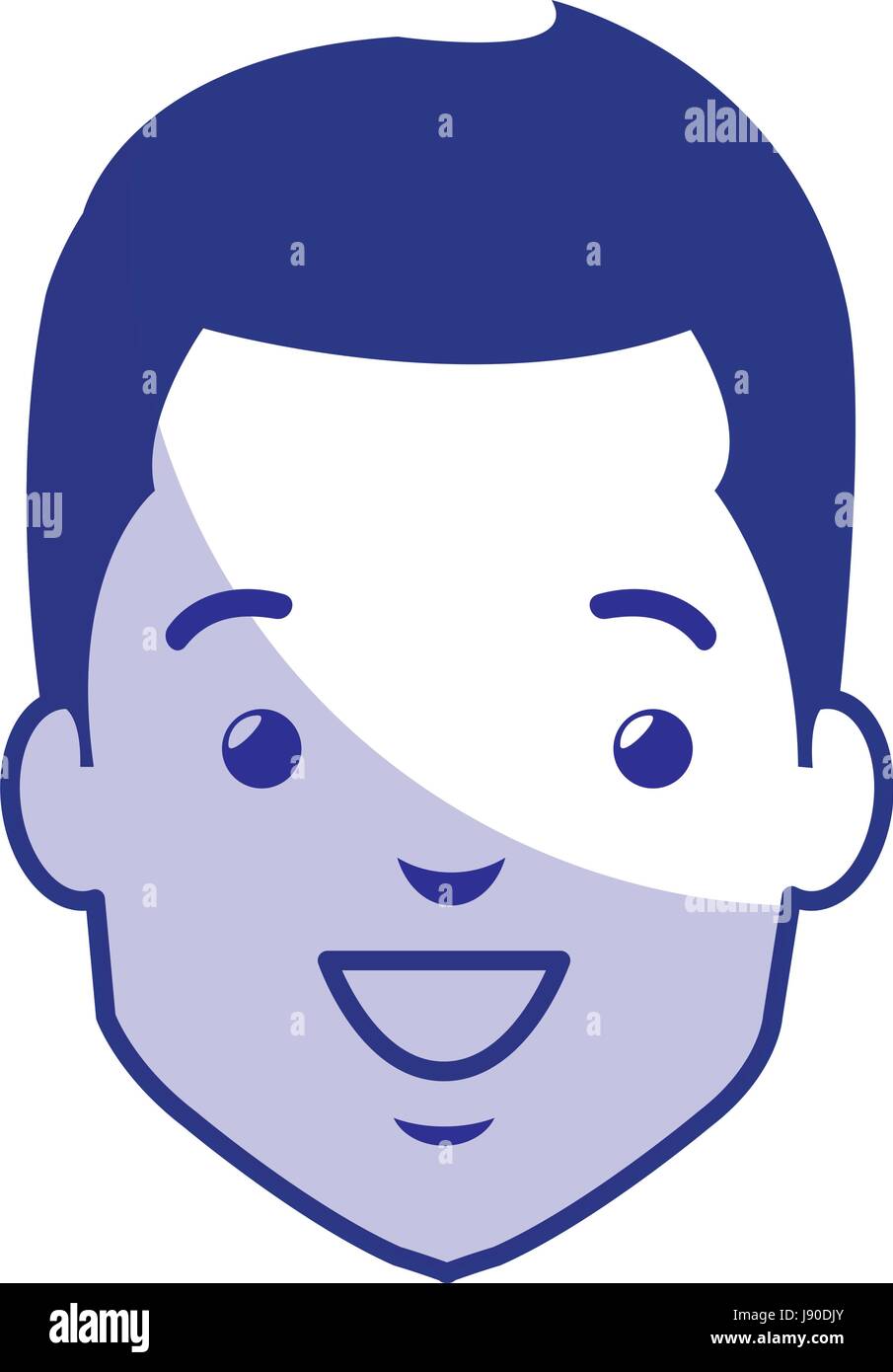 young man head avatar character Stock Vector Image & Art - Alamy