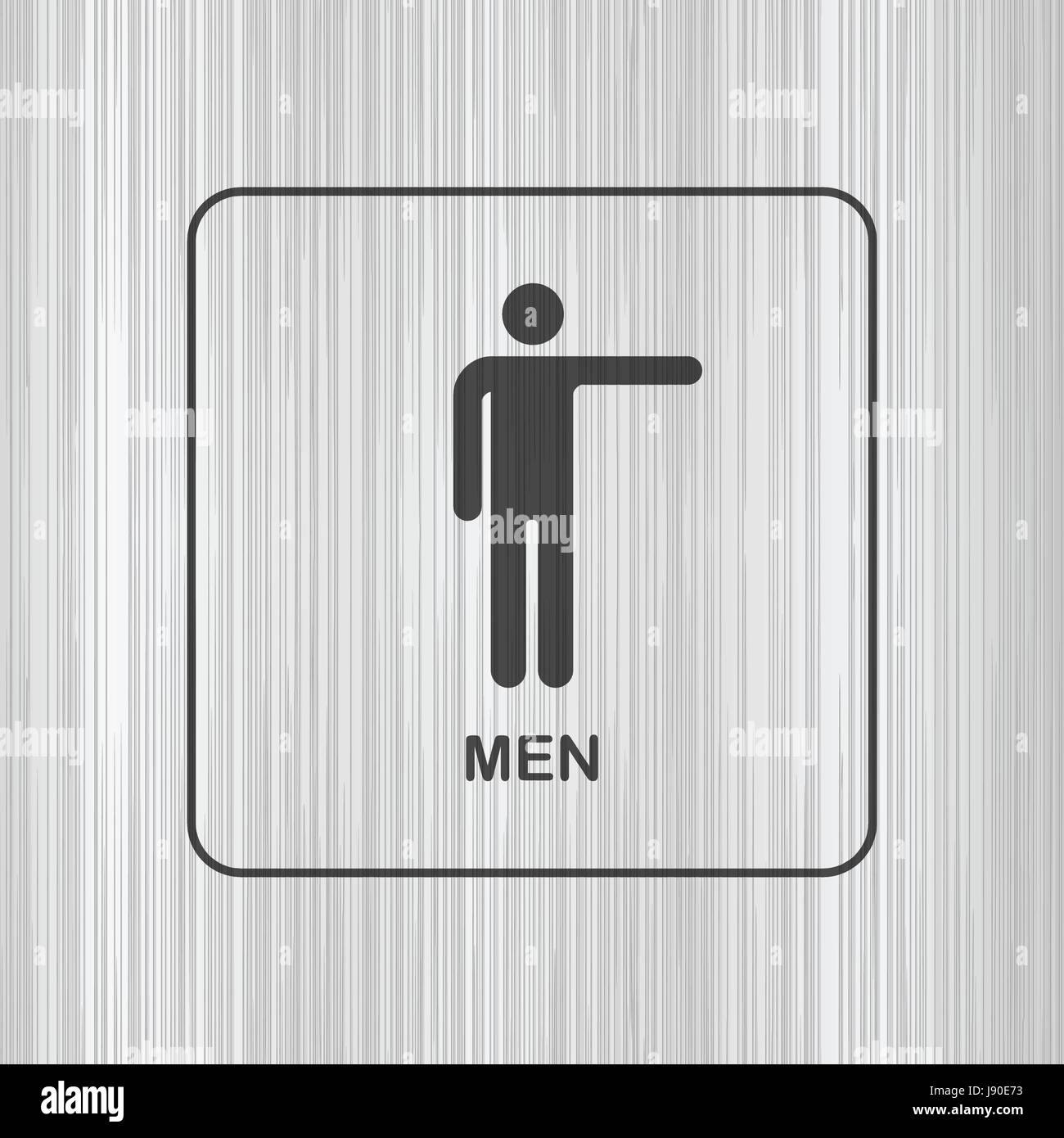 Toilet WC door wall plate. Sign Stock Vector Image & Art - Alamy