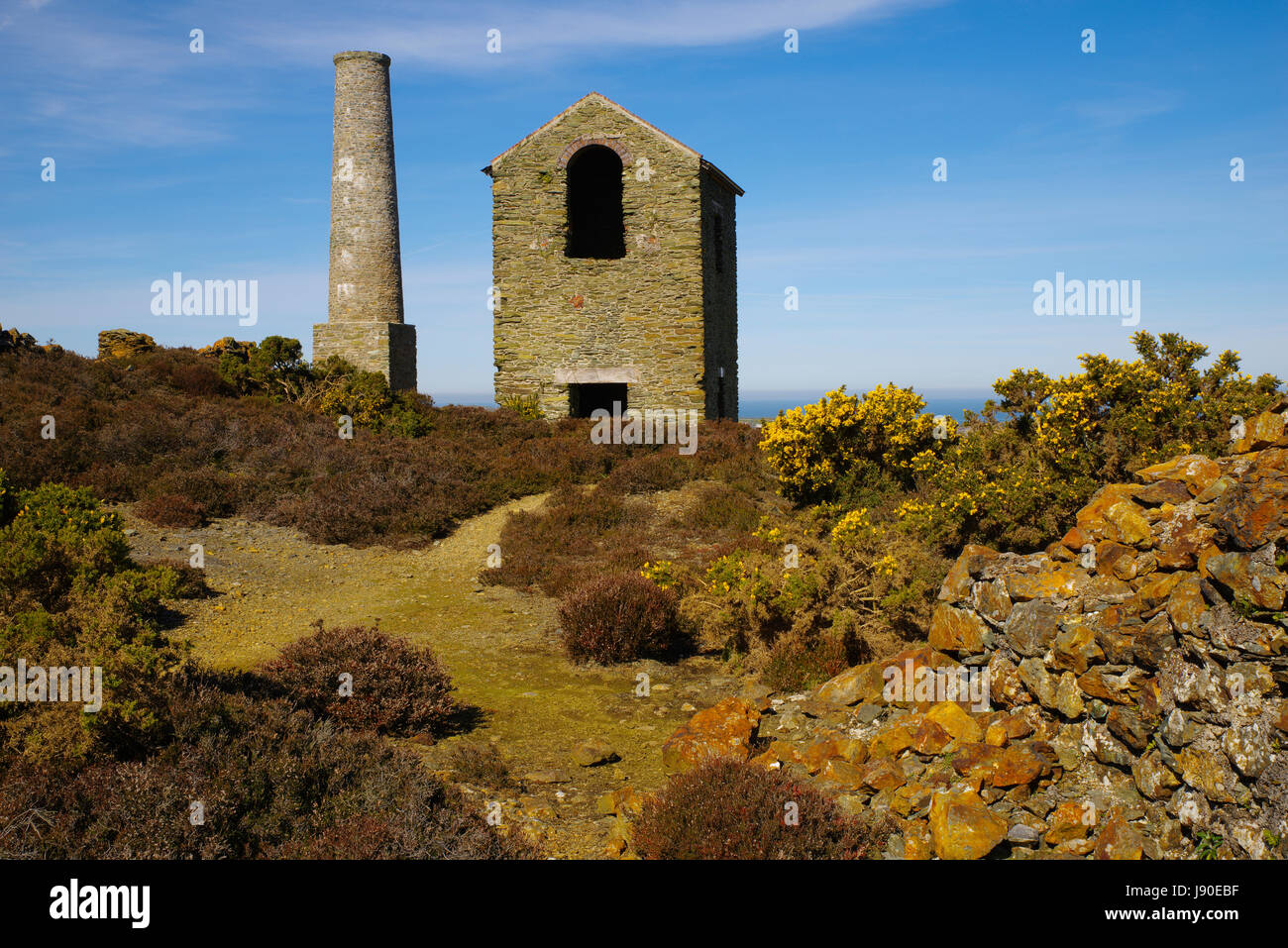 Parys Mountain, Amlwch Stock Photo - Alamy