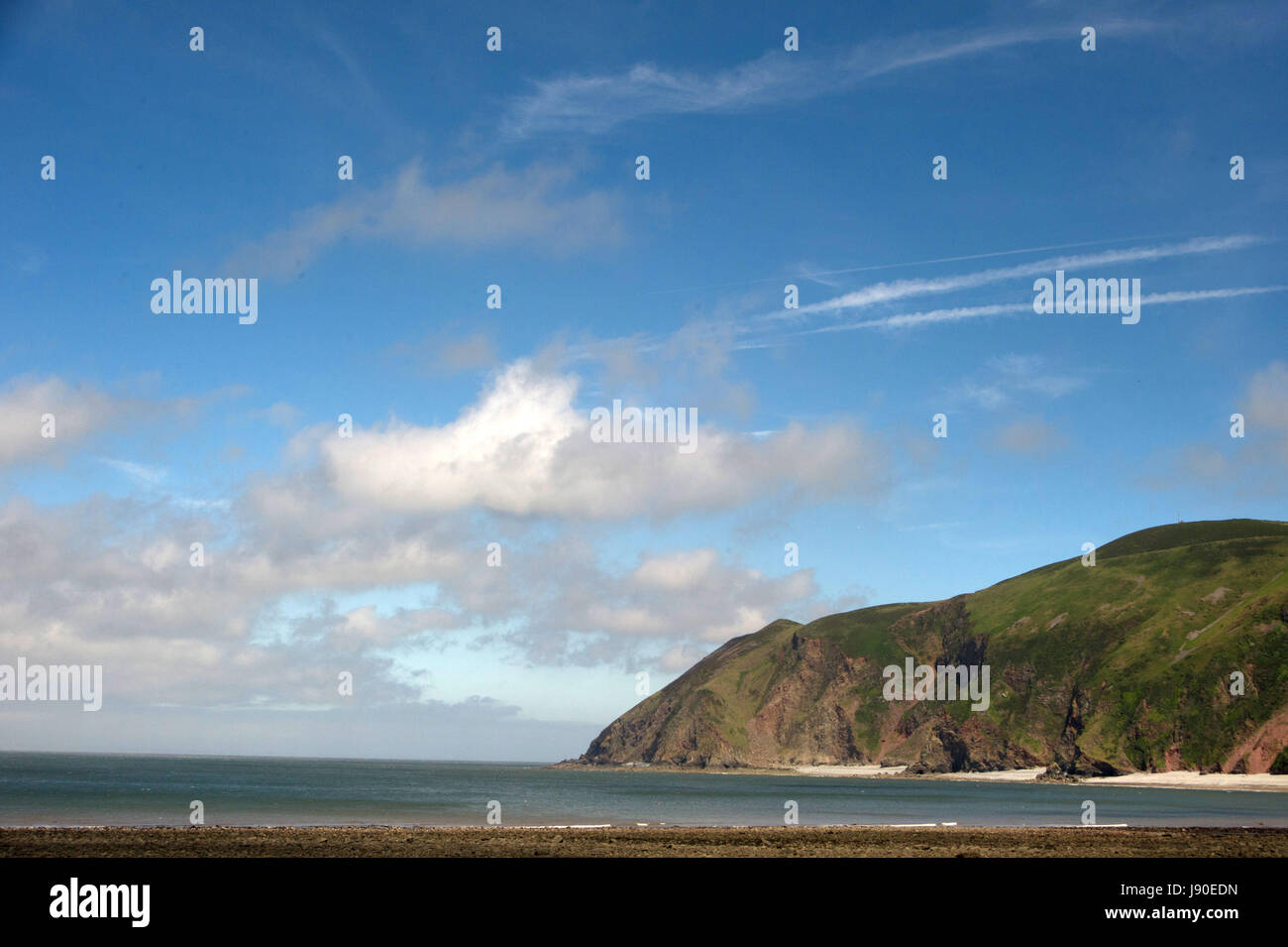 Lynmouth beach north devon Stock Photo - Alamy