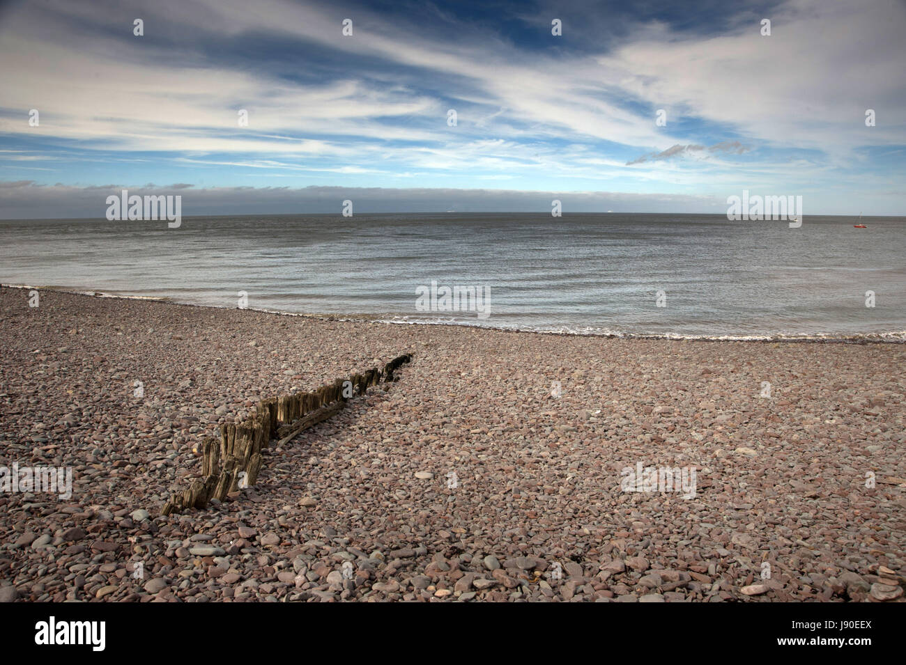 Porlock beach at Porlock Weir, Somerset, England Stock Photo - Alamy