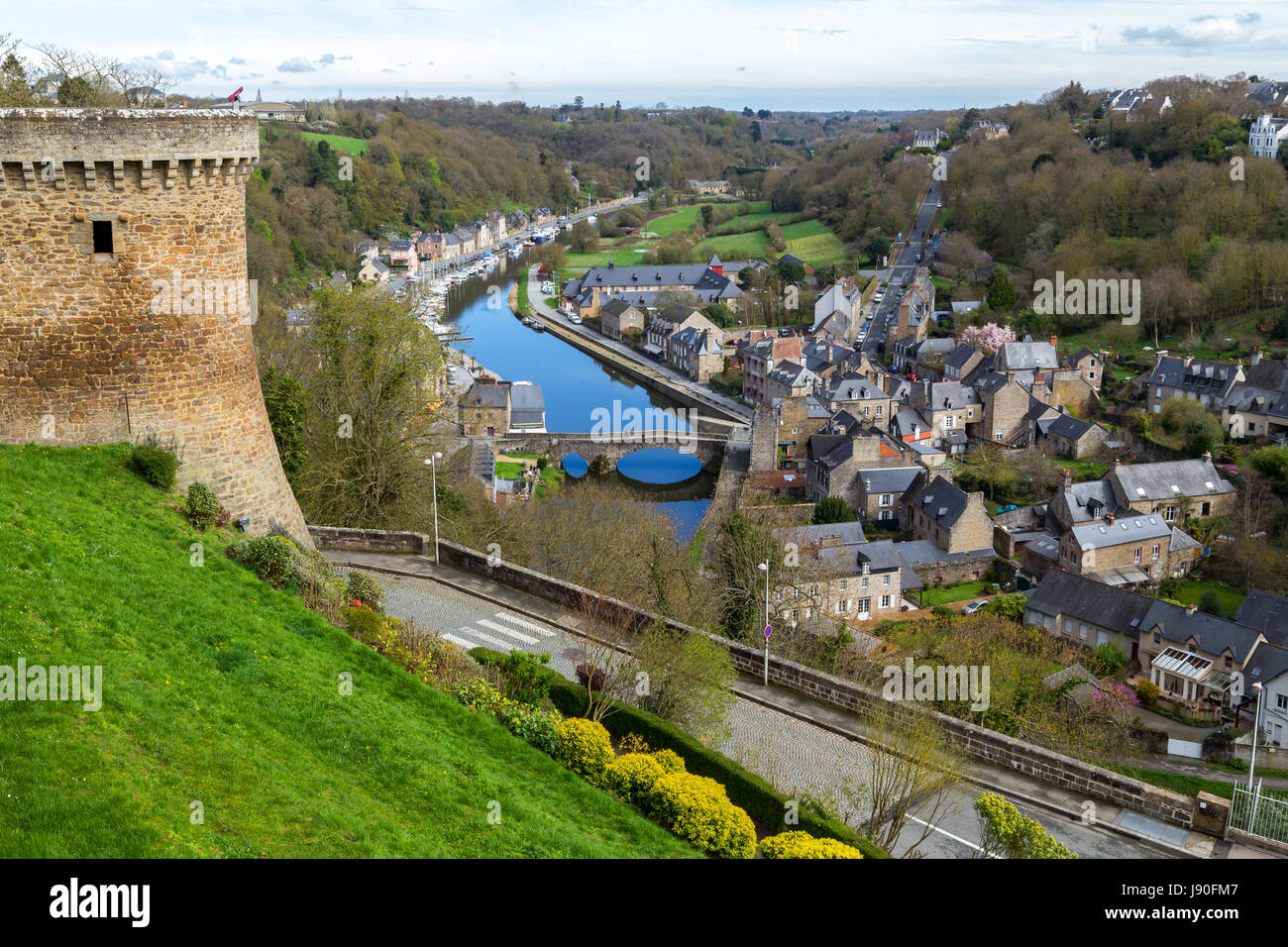 Le Port de Dinan, France Stock Photo - Alamy