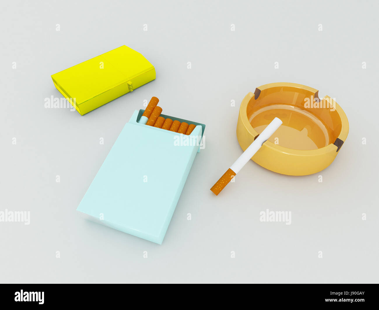 Blue cigarettes packet hi-res stock photography and images - Alamy