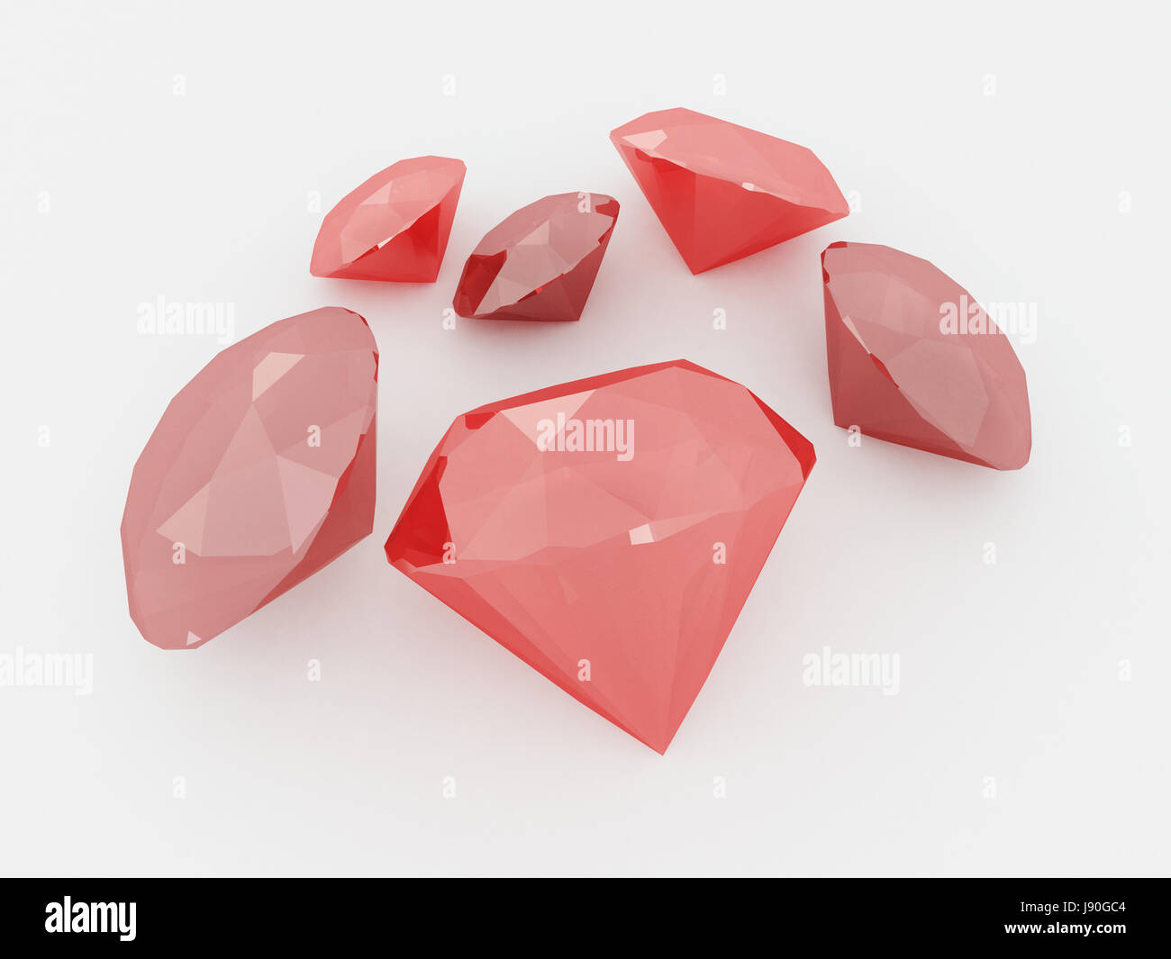 Rubies and a diamond hi-res stock photography and images - Alamy
