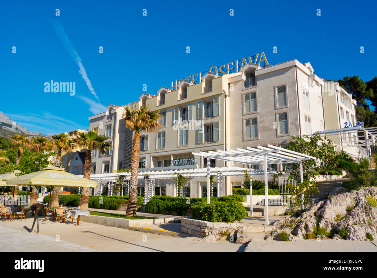 Hotel Osejava, Makarska, Dalmatia, Croatia Stock Photo - Alamy