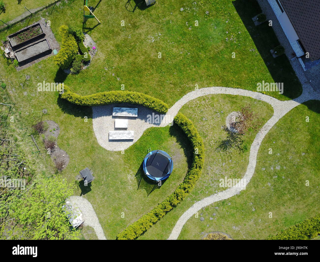 Aerial view of countryside, drone top view Stock Photo - Alamy