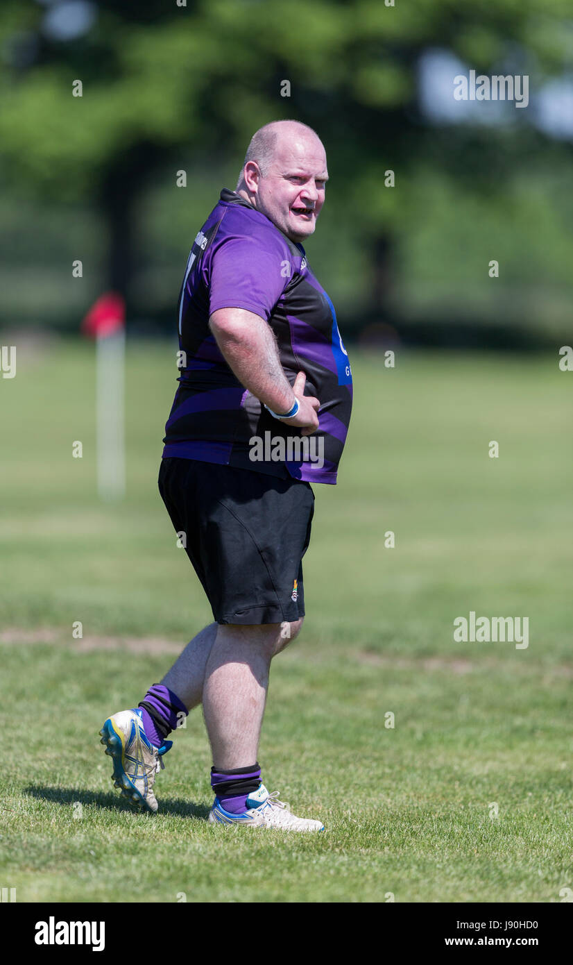 Large rugby front row forward Stock Photo - Alamy