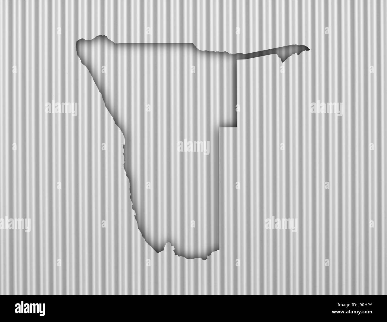 Map of namibia Black and White Stock Photos & Images - Alamy