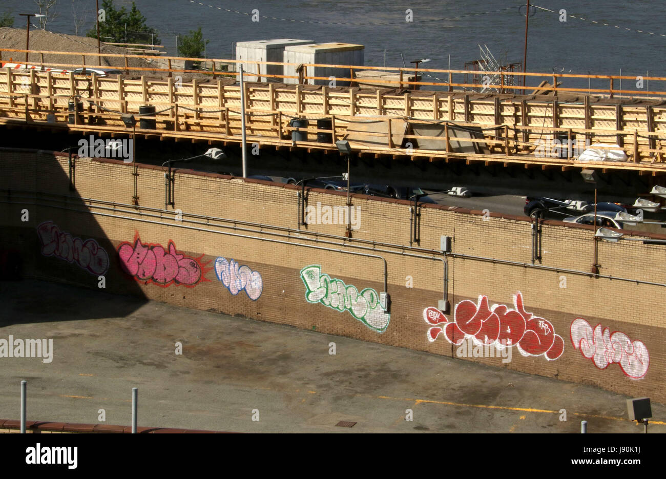 New York, New York, USA. 30th May, 2017. A view of graffiti located in ...