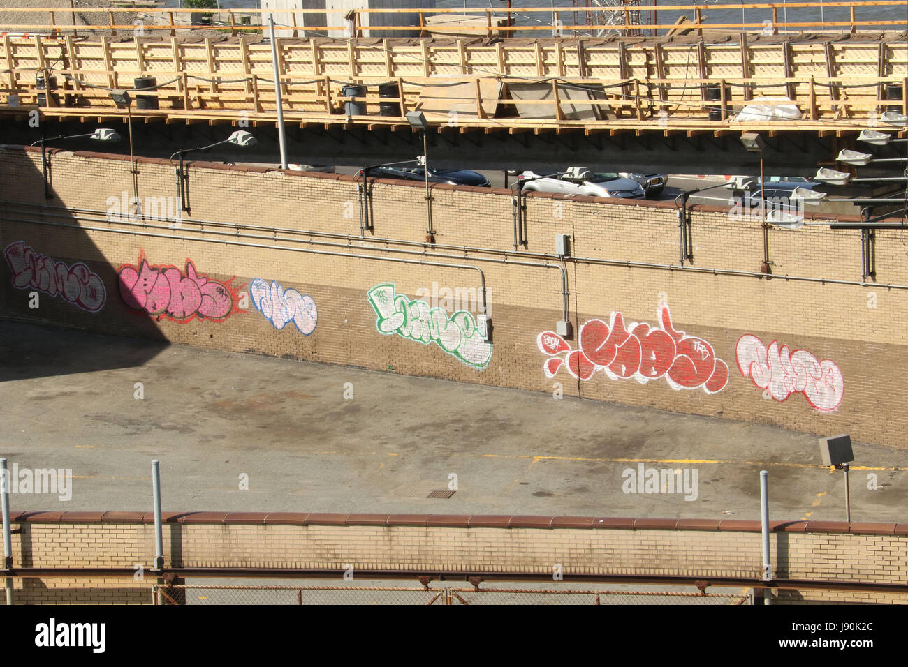 New York, New York, USA. 30th May, 2017. A view of graffiti located in ...
