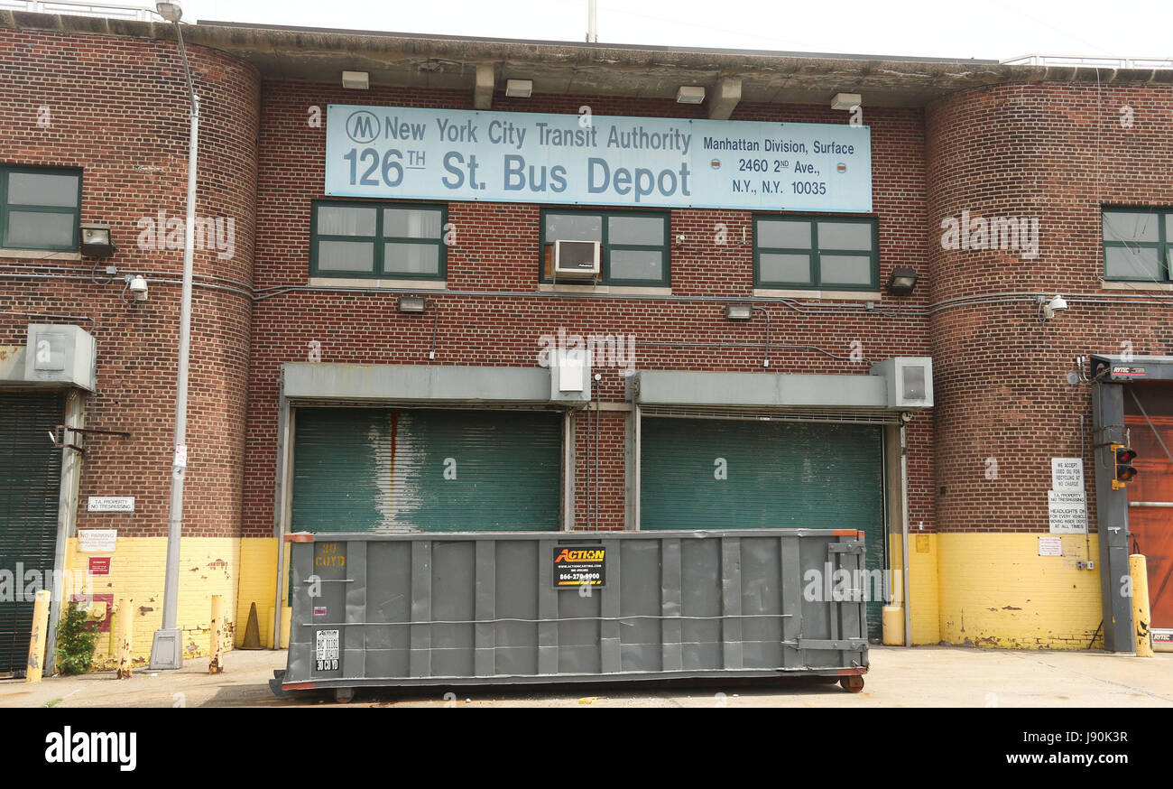 New York, New York, USA. 30th May, 2017. A view the former 126th Street ...