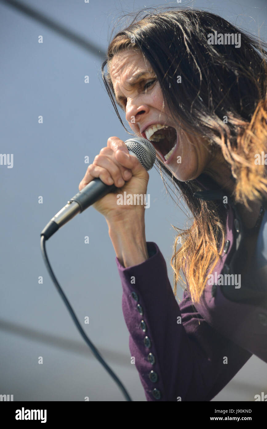 Simi Valley, California, USA. 30th May, 2017. Musician - KELLY Z, lead ...