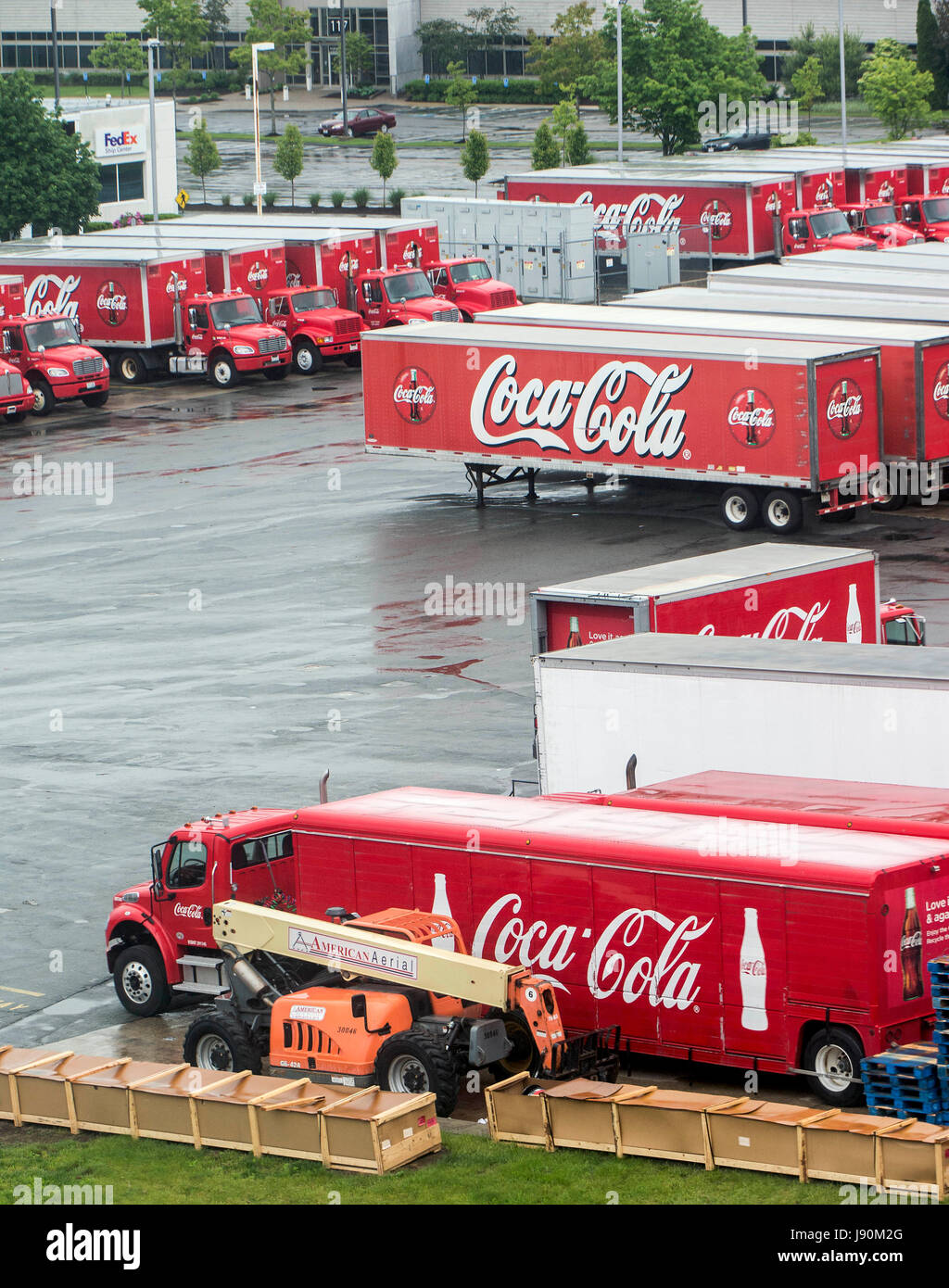 May 29, 2017 - Needham, Massachusetts, U.S. - The Coca Cola Bottling ...