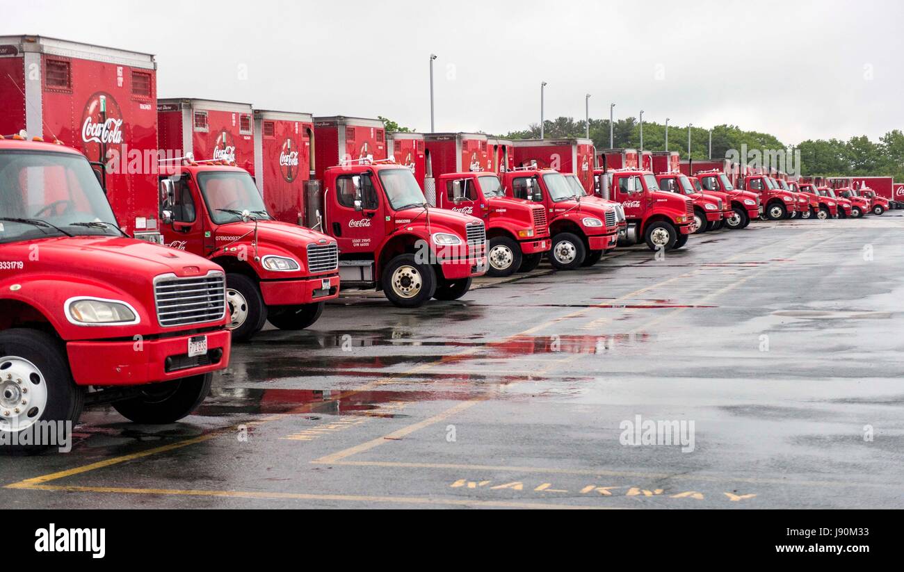 May 29, 2017 - Needham, Massachusetts, U.S. - The Coca Cola Bottling ...