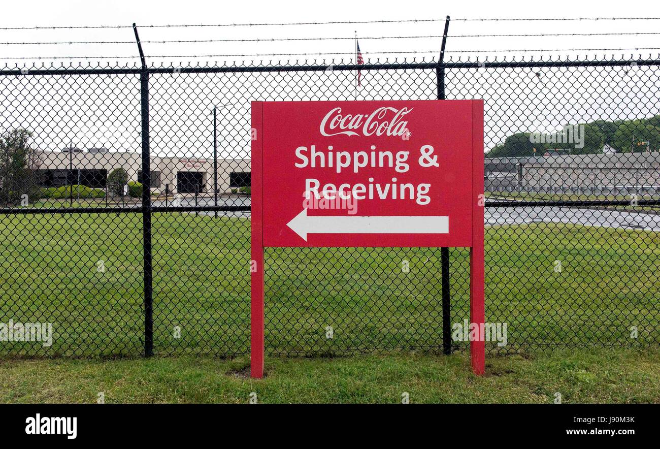 May 29, 2017 - Needham, Massachusetts, U.S. - The Coca Cola Bottling ...