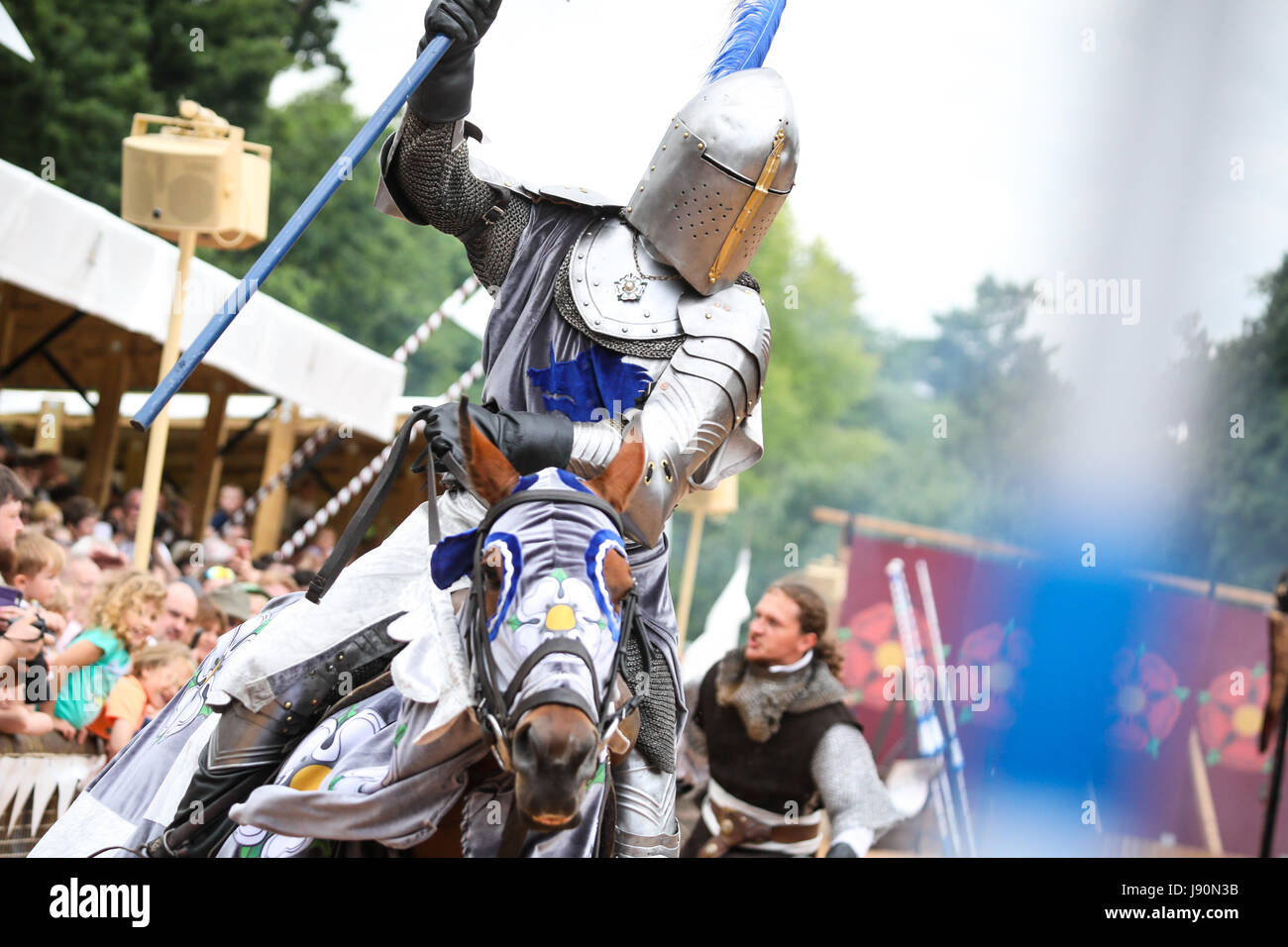 Warwick Castle War Of The Roses High Resolution Stock Photography and ...
