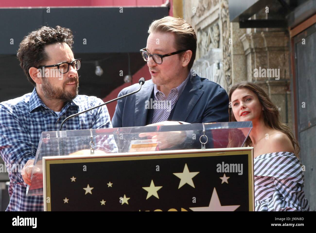 Los Angeles, CA, USA. 30th May, 2017. JJ Abrams, Matt Reeves, Keri ...