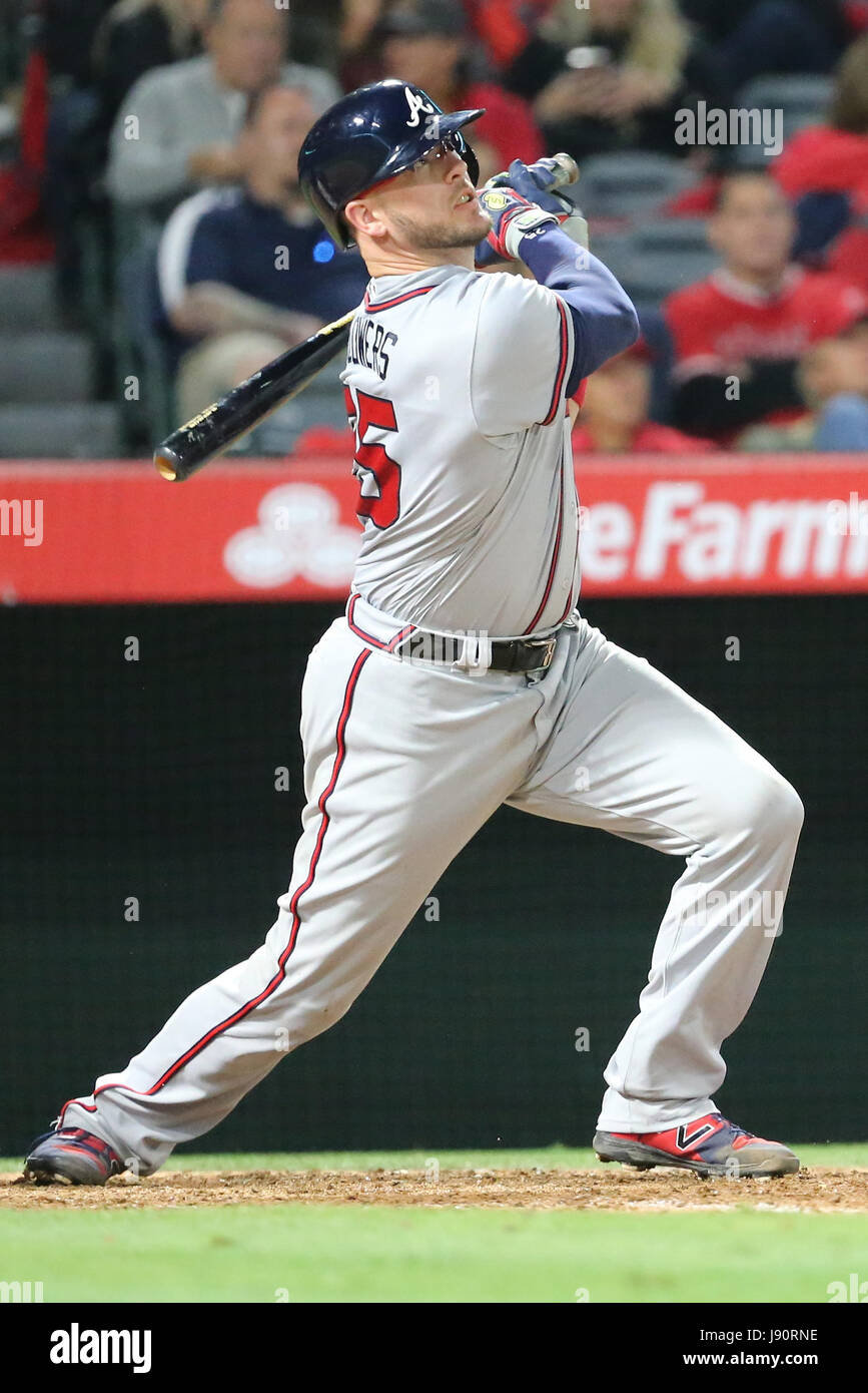 Atlanta braves catcher tyler flowers hi-res stock photography and ...