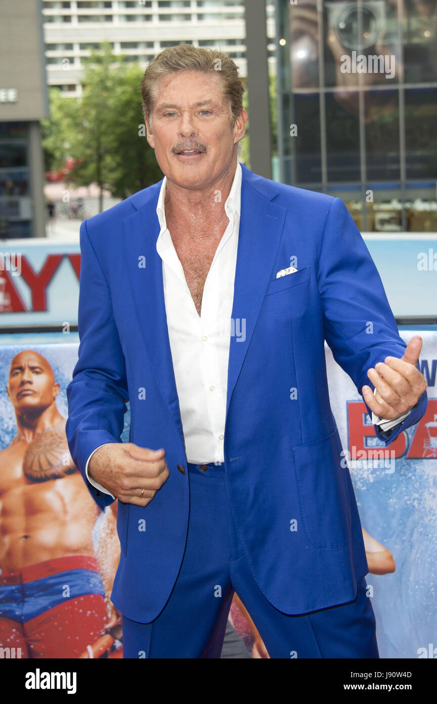 Berlin, Germany. 30th May, 2017. David Hasselhoff at the 'Baywatch ...