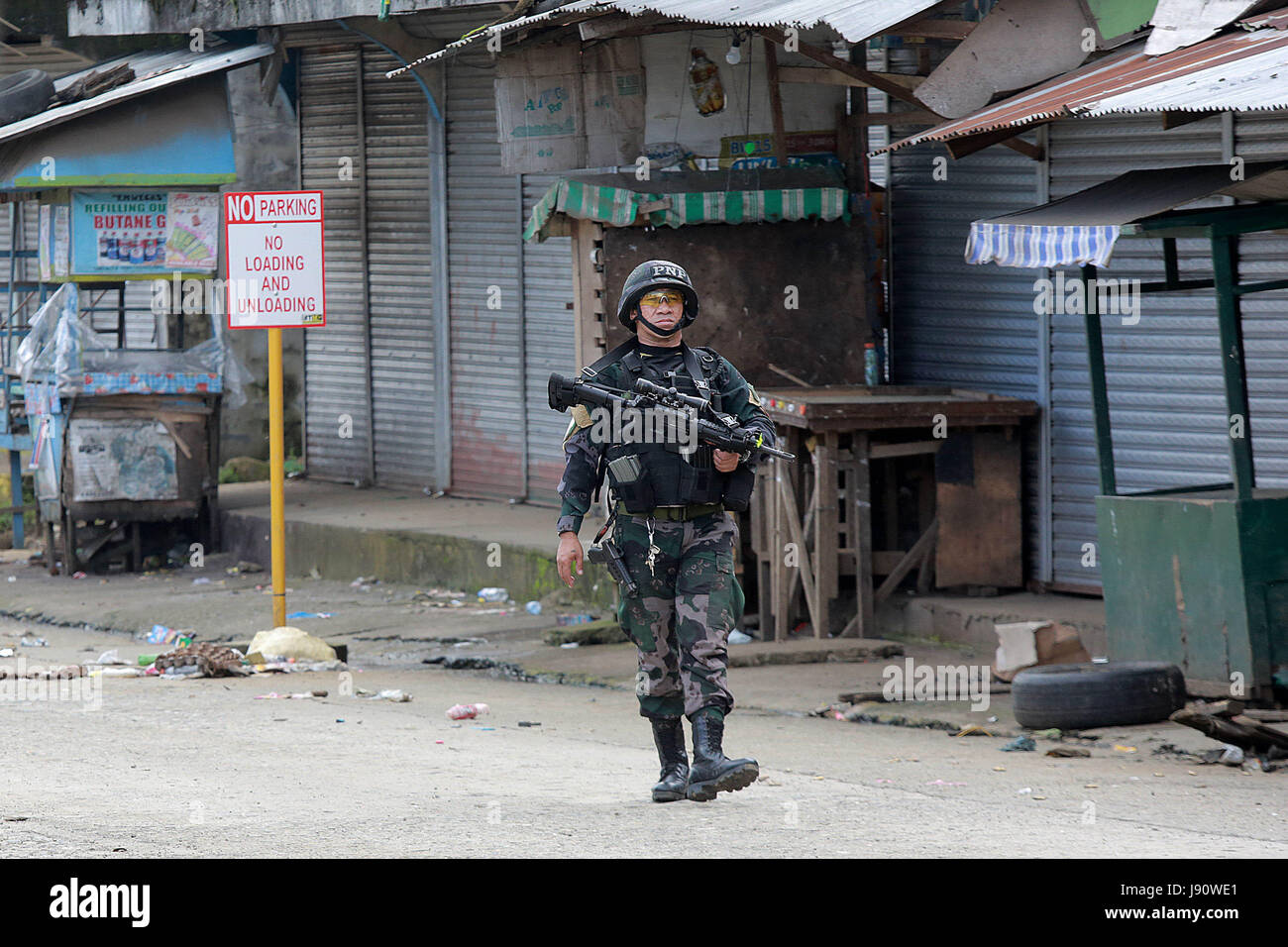 Philippine national police special action force hi-res stock ...